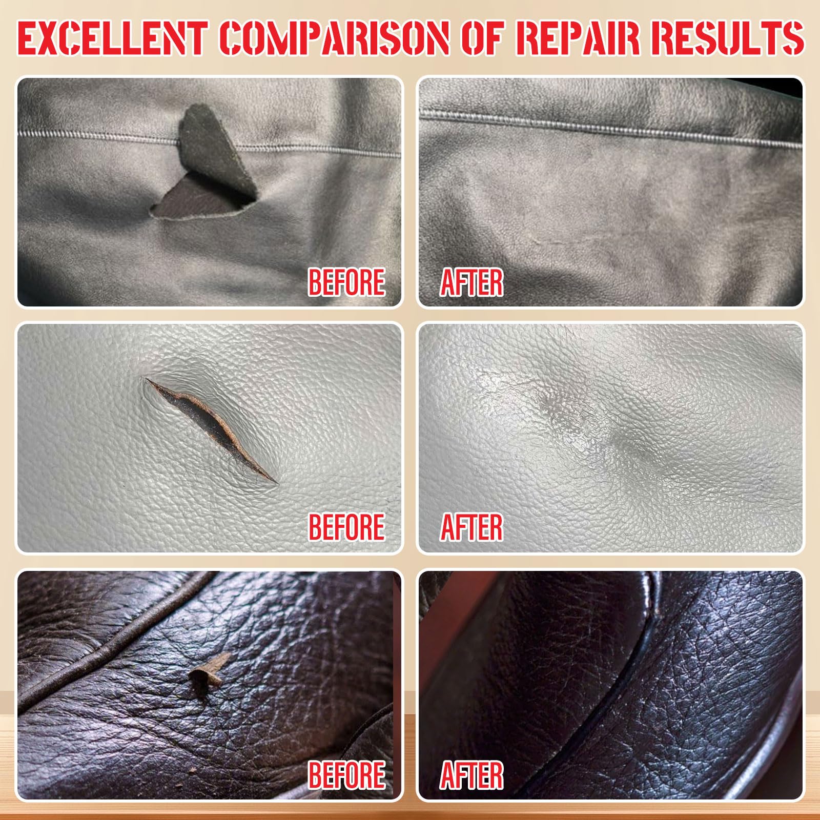 Snapklik.com : Leather Glue, 60g Clear Leather Glue Adhesive For Purses, Sofas, Shoes ...