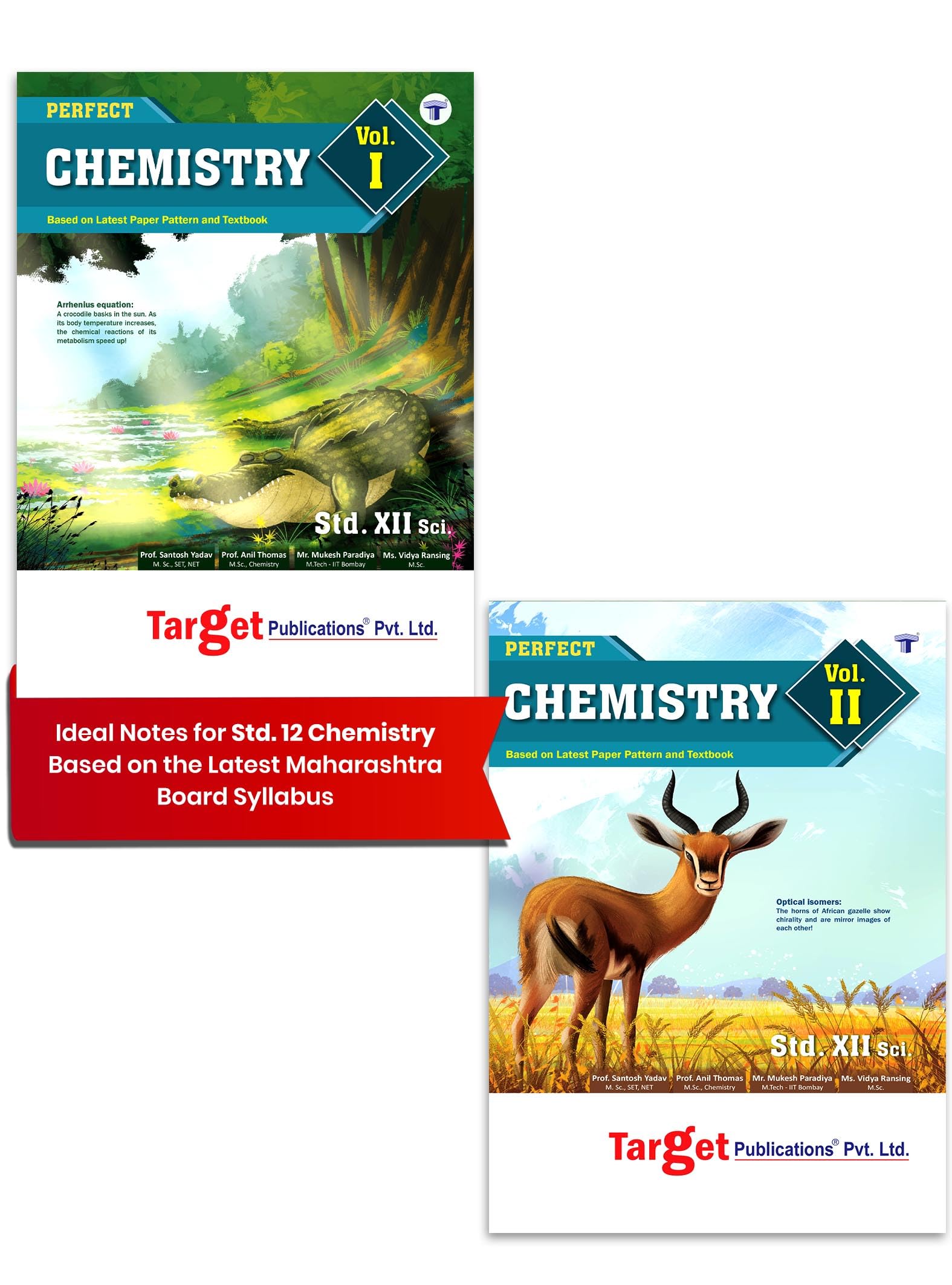 Std 12 Chemistry 1 and 2 Books | SYJC Science | HSC Maharashtra State ...