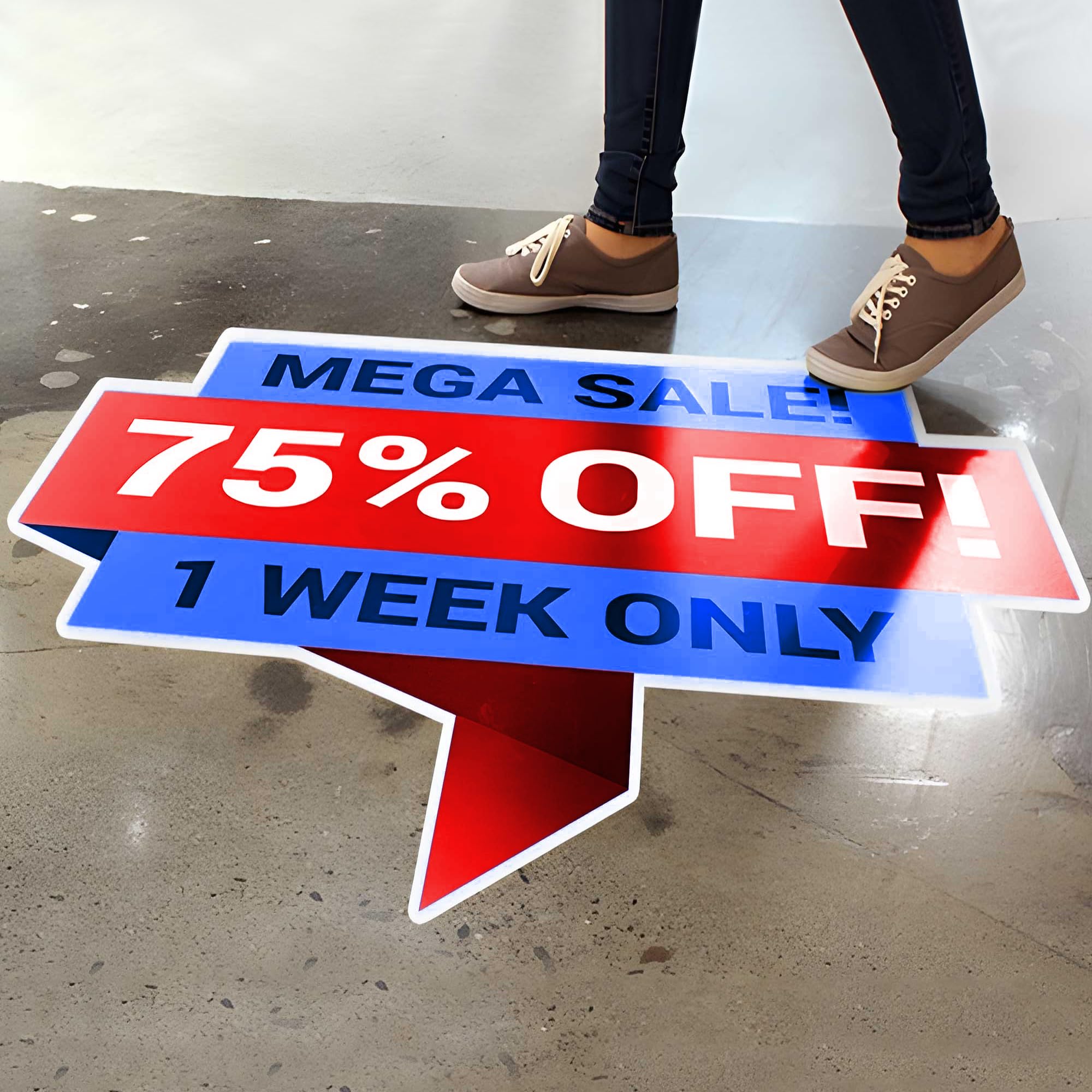 Amazon.com: Anley Custom Floor Decal - Waterproof, Slip-Resistant ...