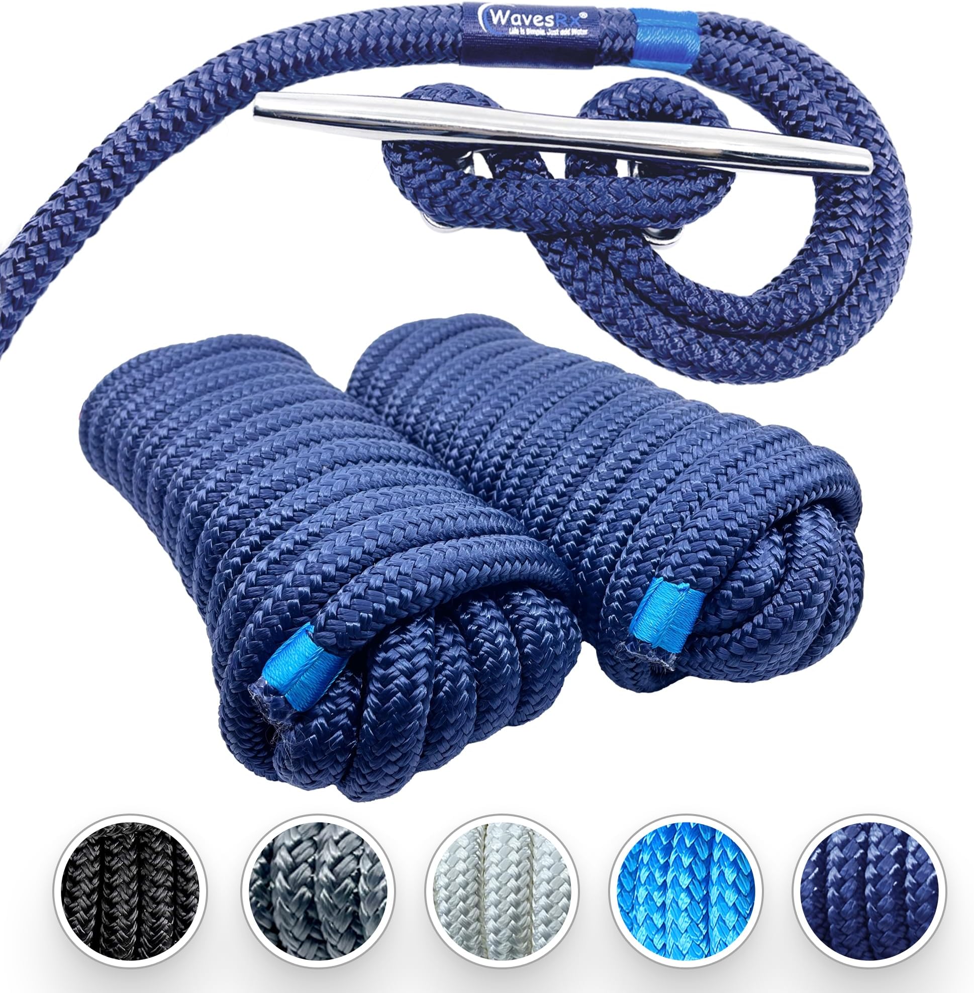 Amazon.com: Boat Dock Lines & Rope Boat Ropes for Docking 1/2" Line ...