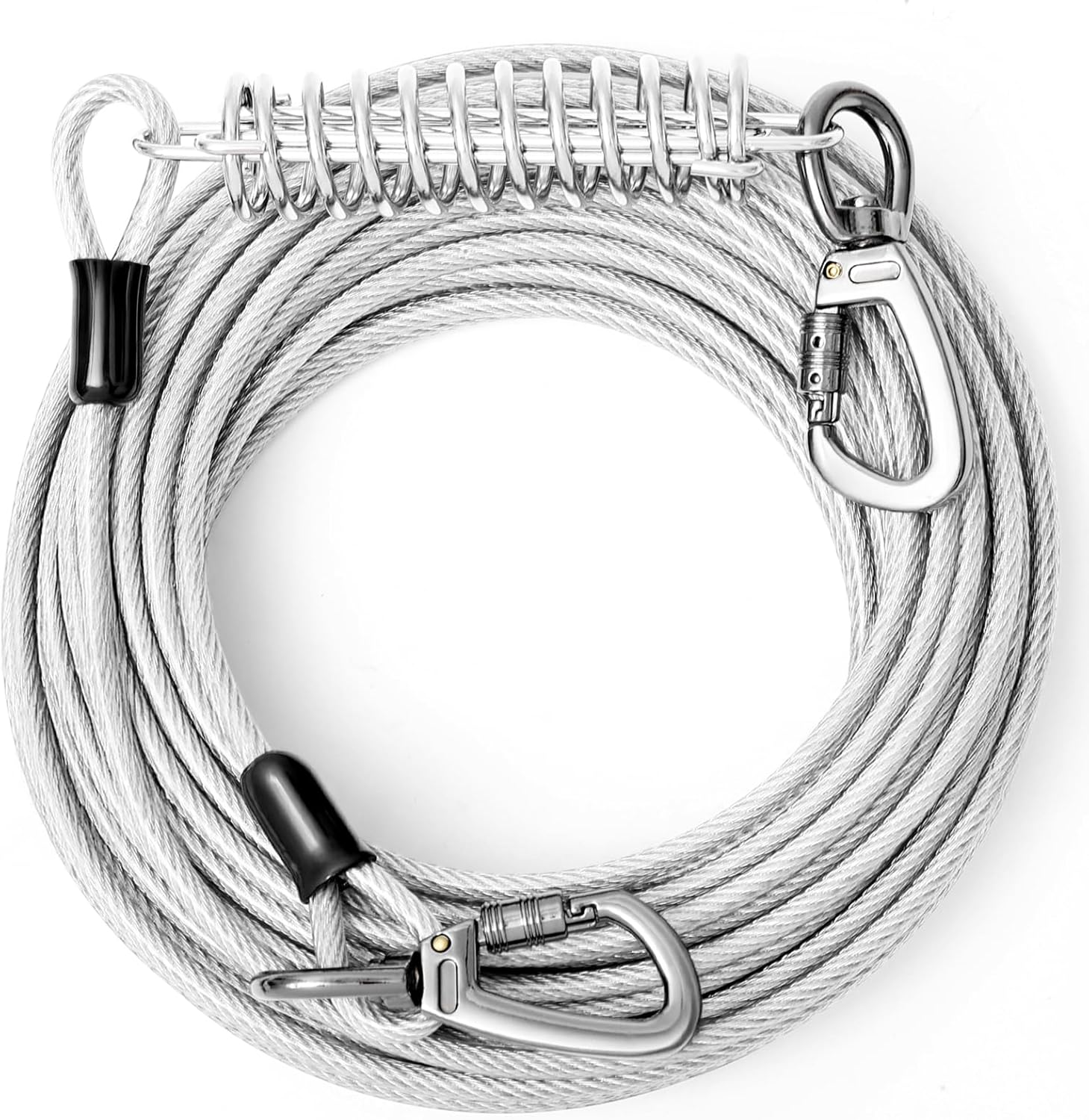 VST Heavy Duty Dog Tie Out Cable 20FT-600LBS Break Strength,Dog Leads ...