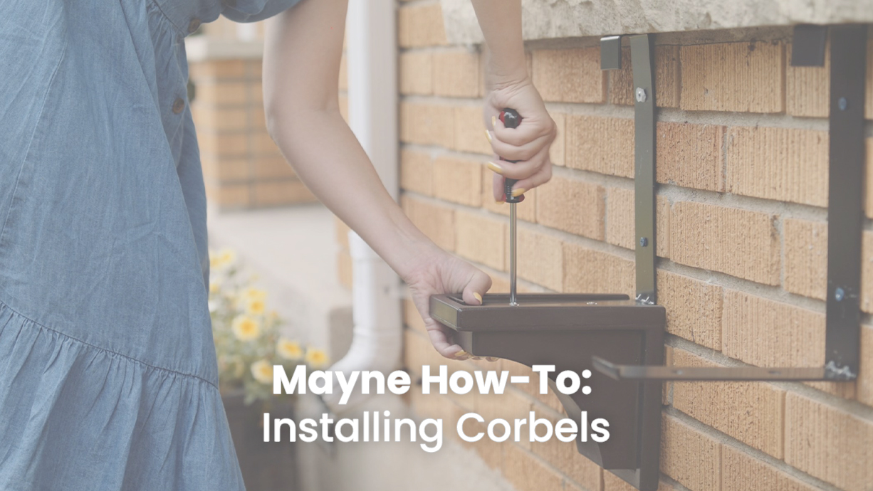 Watch Mayne How-To& Install Decorative Corbels on Amazon Live