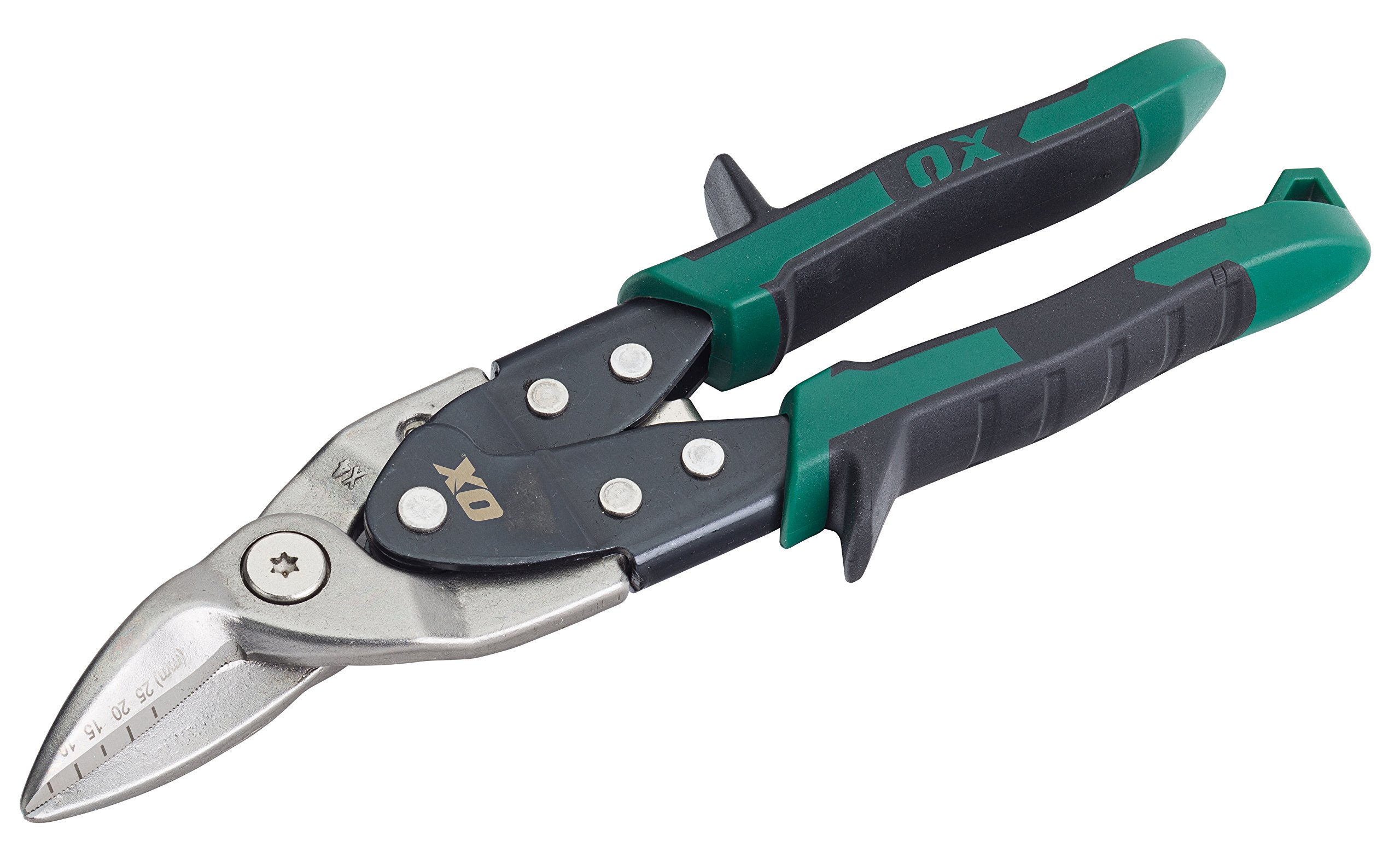 Snapklik.com : Tools Heavy-Duty Aviation Snips Right Cut Green