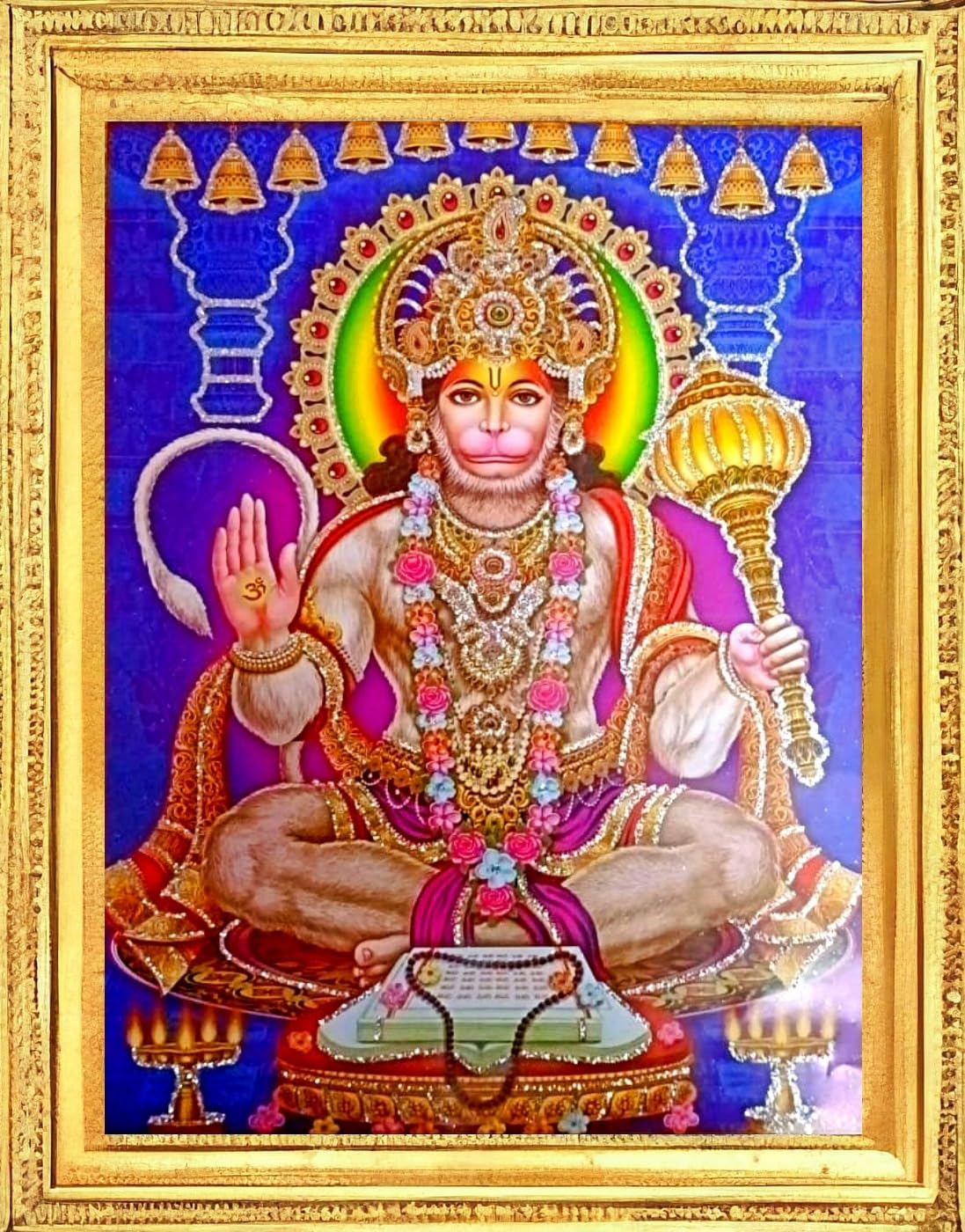 VCARTNOW Lord Hanuman ji Photo frame (29 x 23 cm) (hanuman 1) : Amazon ...