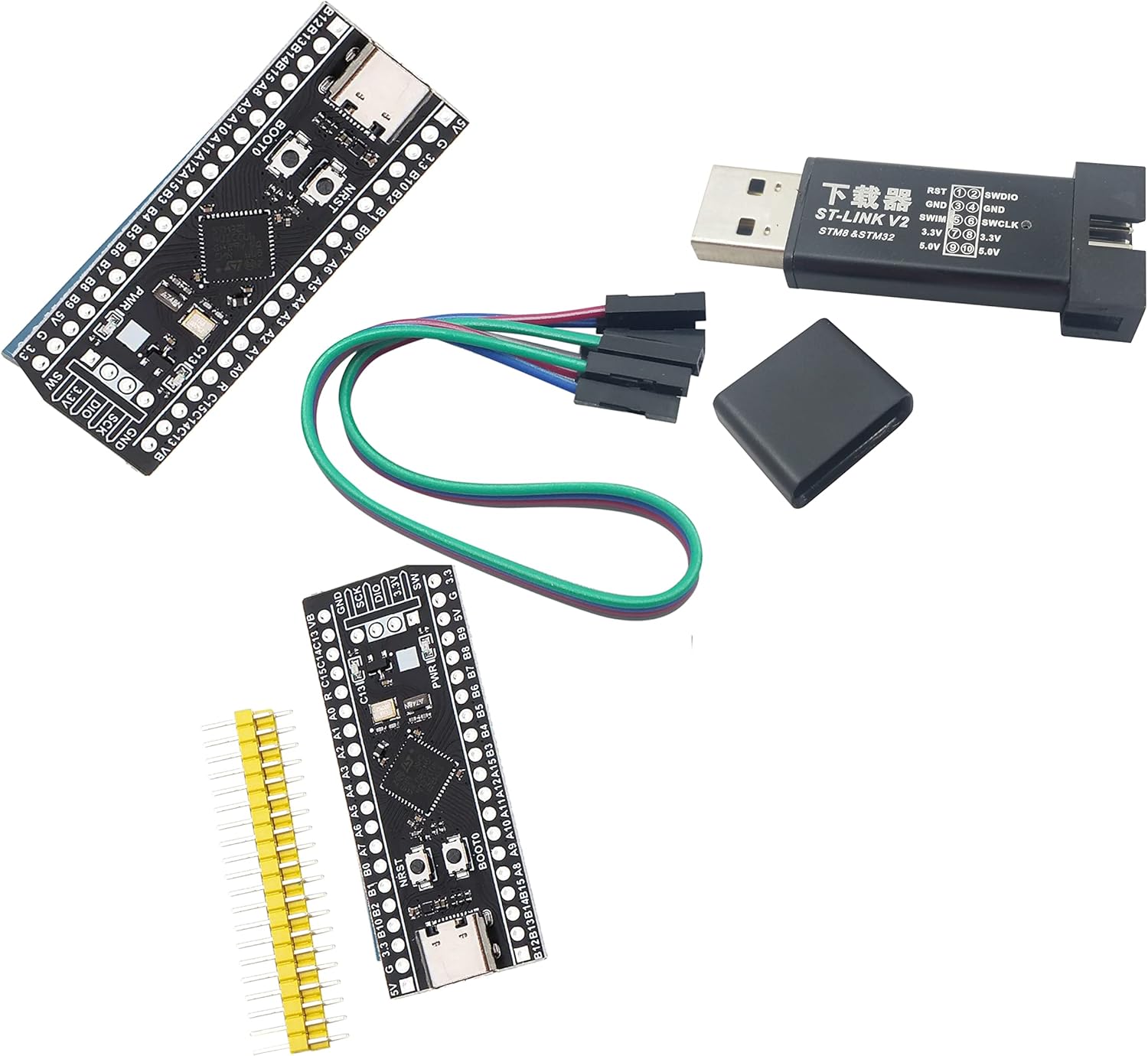 [initeq] STM32 ARM STM32F103C8T6 STM32F411CEU6 Blue Pill Black Pill ...