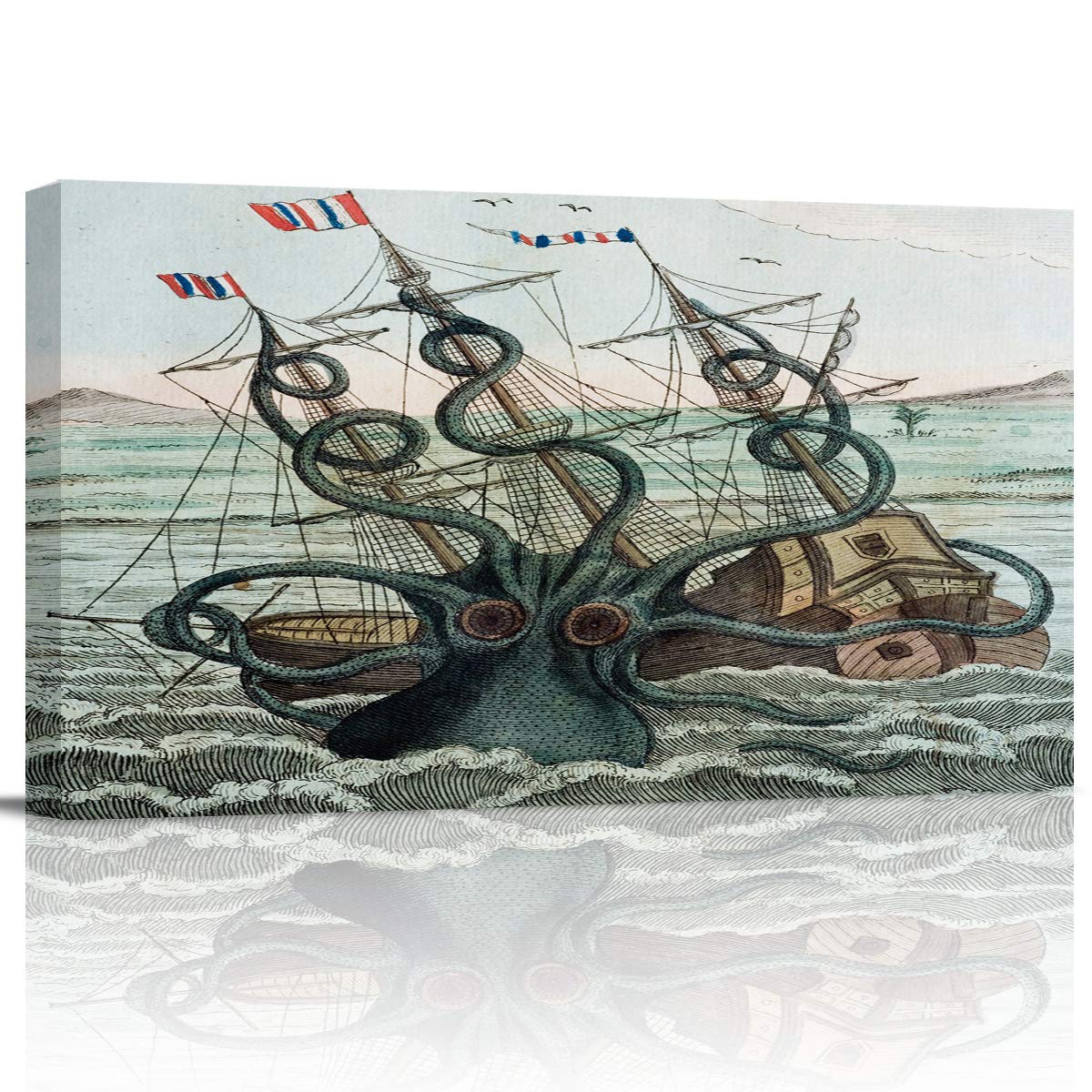 Octopus Ship Art