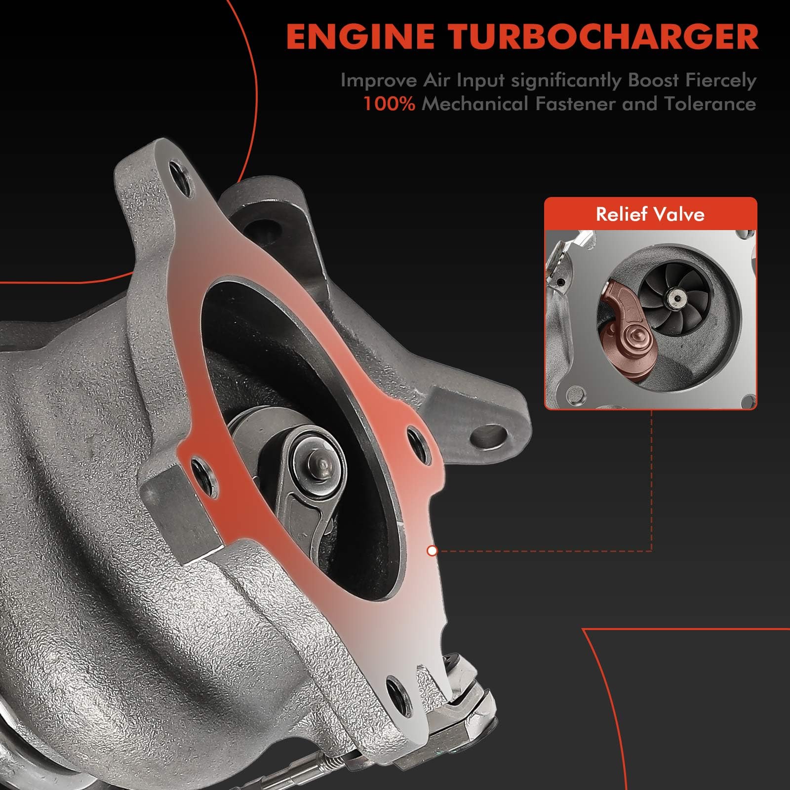 Car Turbo Kit A-Premium RHF5 - Complete Replacement For VW Atlas/Audi ...