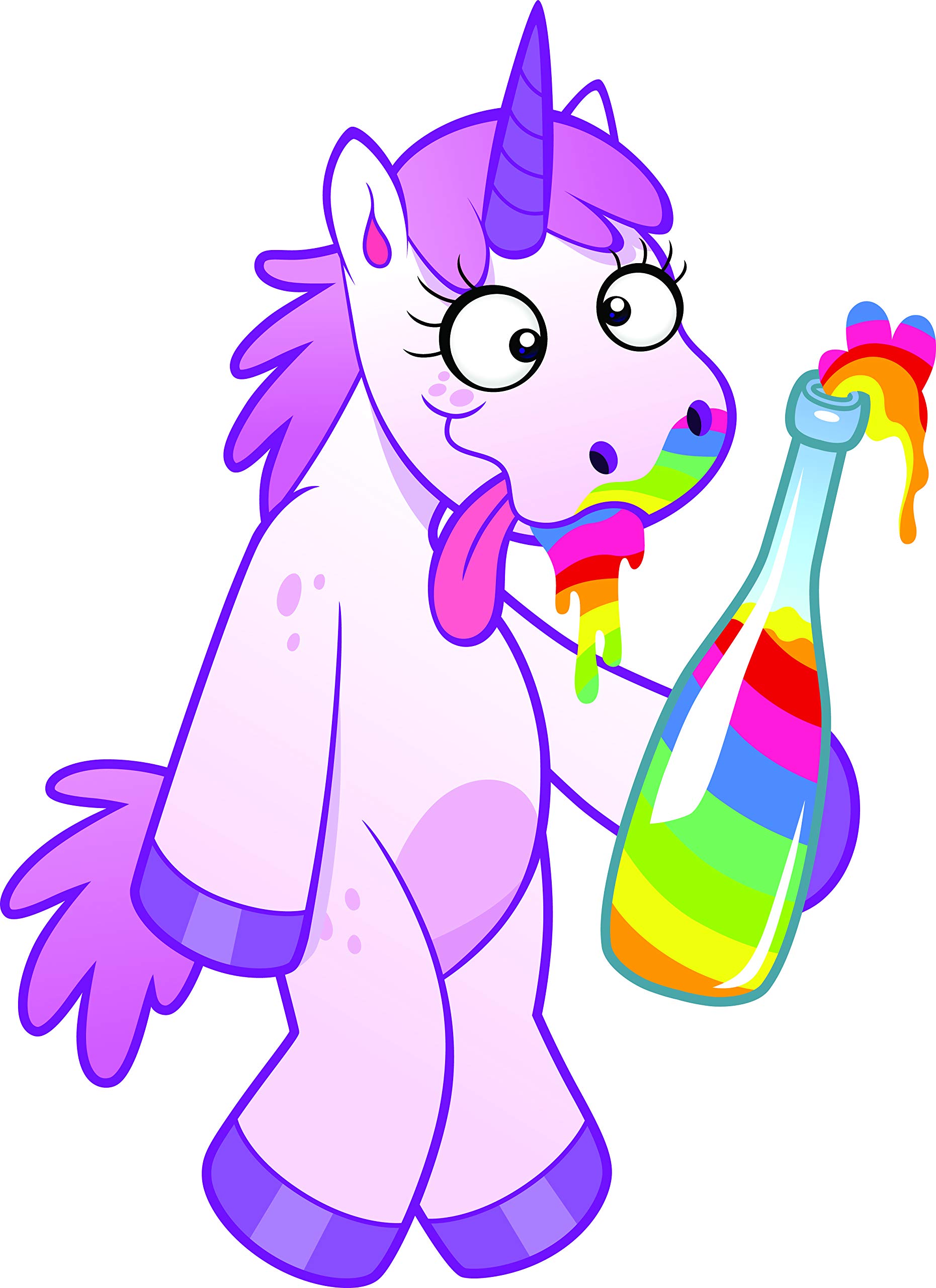 Funny Cartoon Unicorn