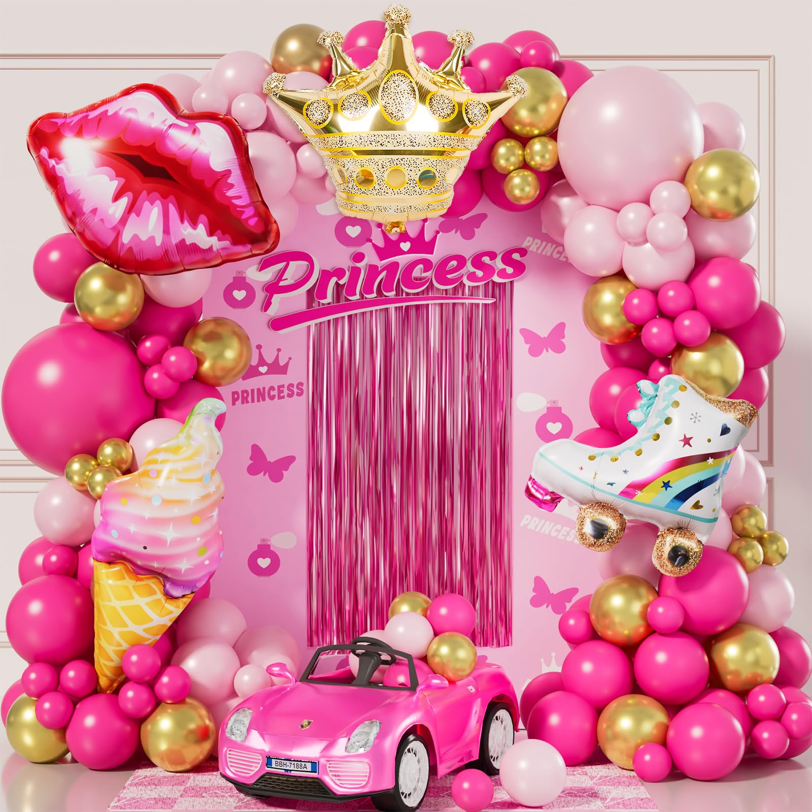 Pink And Gold Princess Party Theme