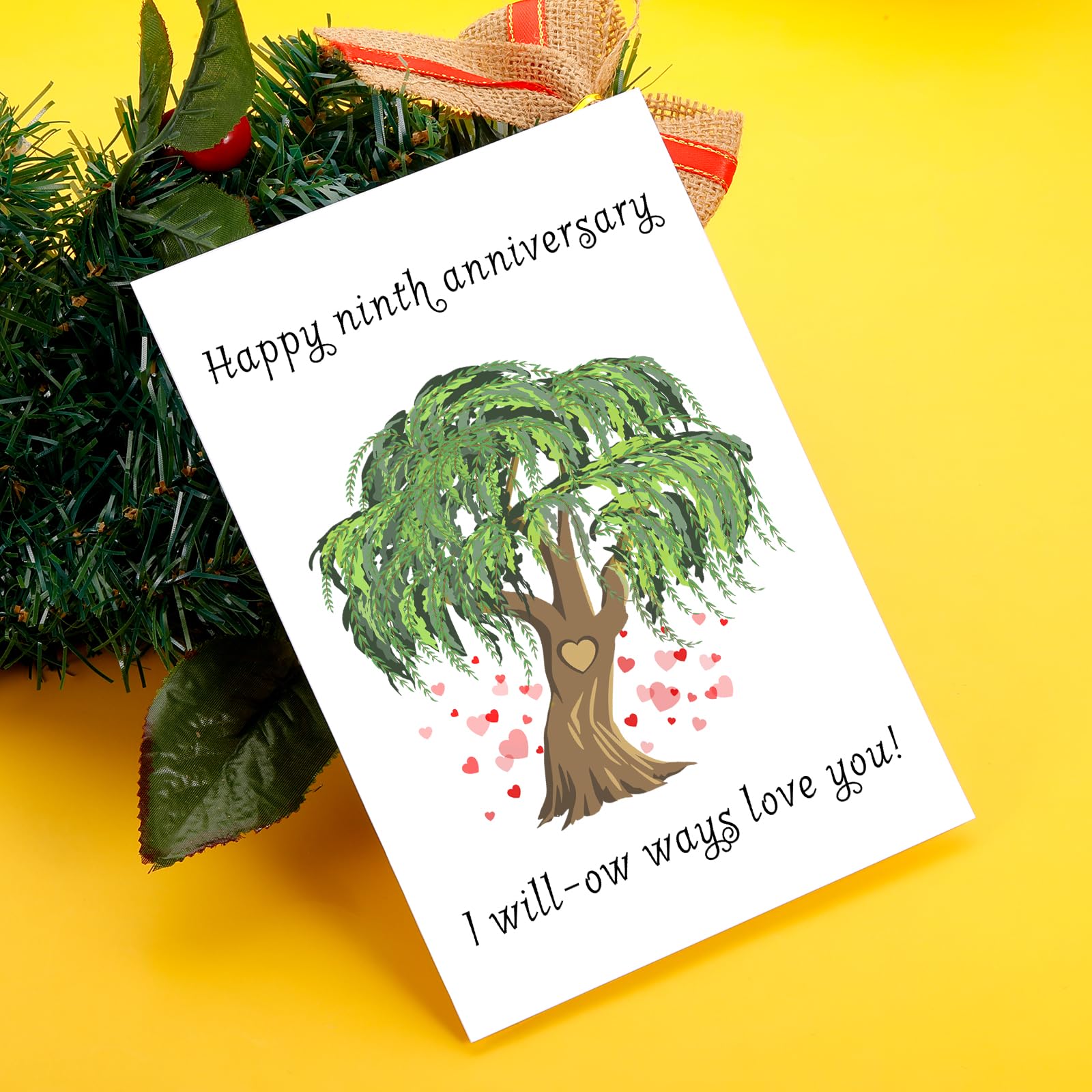 Snapklik.com : Happy 9th Anniversary Card For Couple Him Her, Funny ...