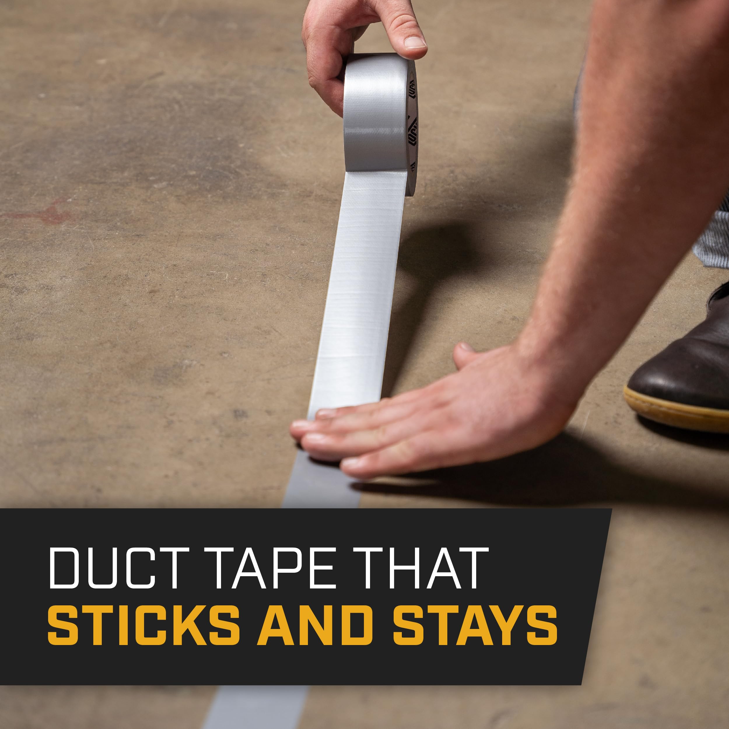 Lockport Bulk Silver Duct Tape - 24 Roll Multi Pack Heavy Duty Duct ...