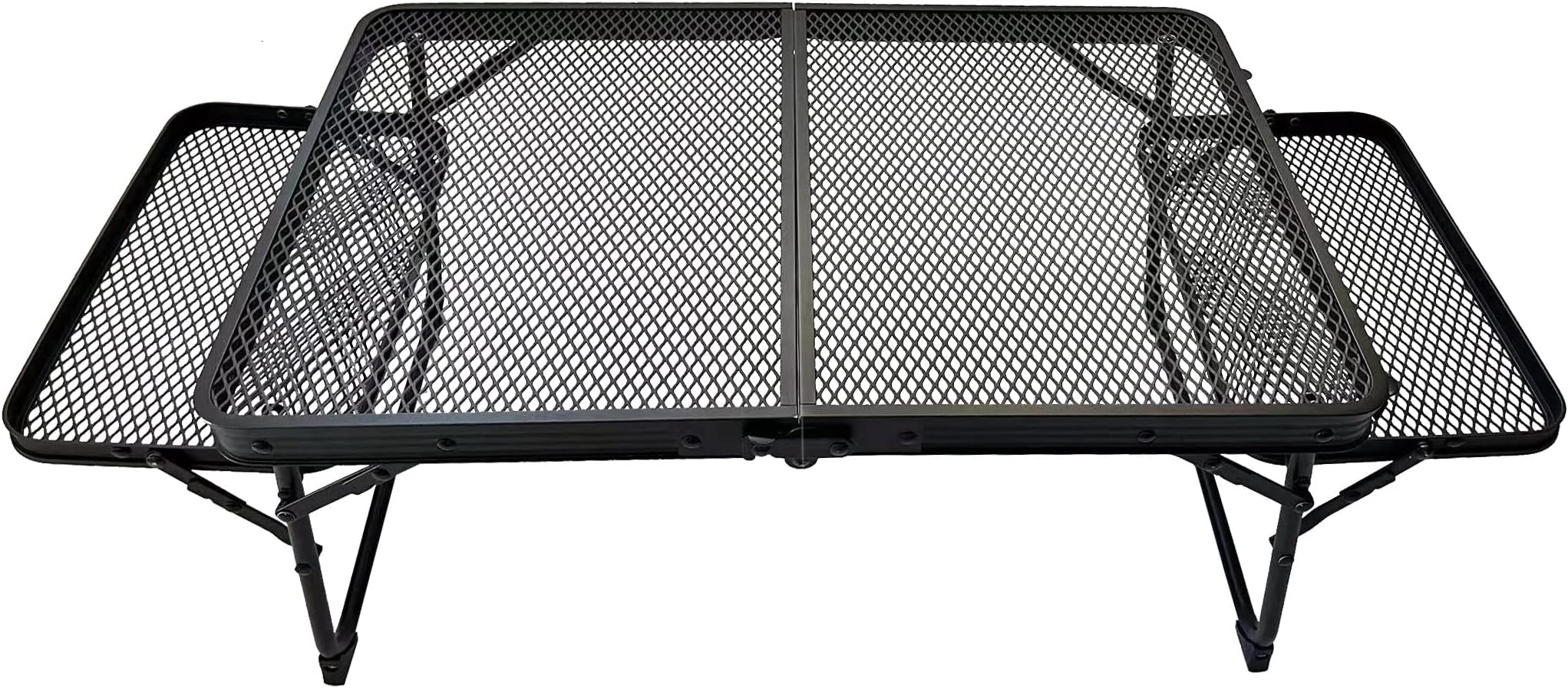 Amazon.co.jp: UPF Camping Table, Mesh with Side Table, Outdoor Table ...