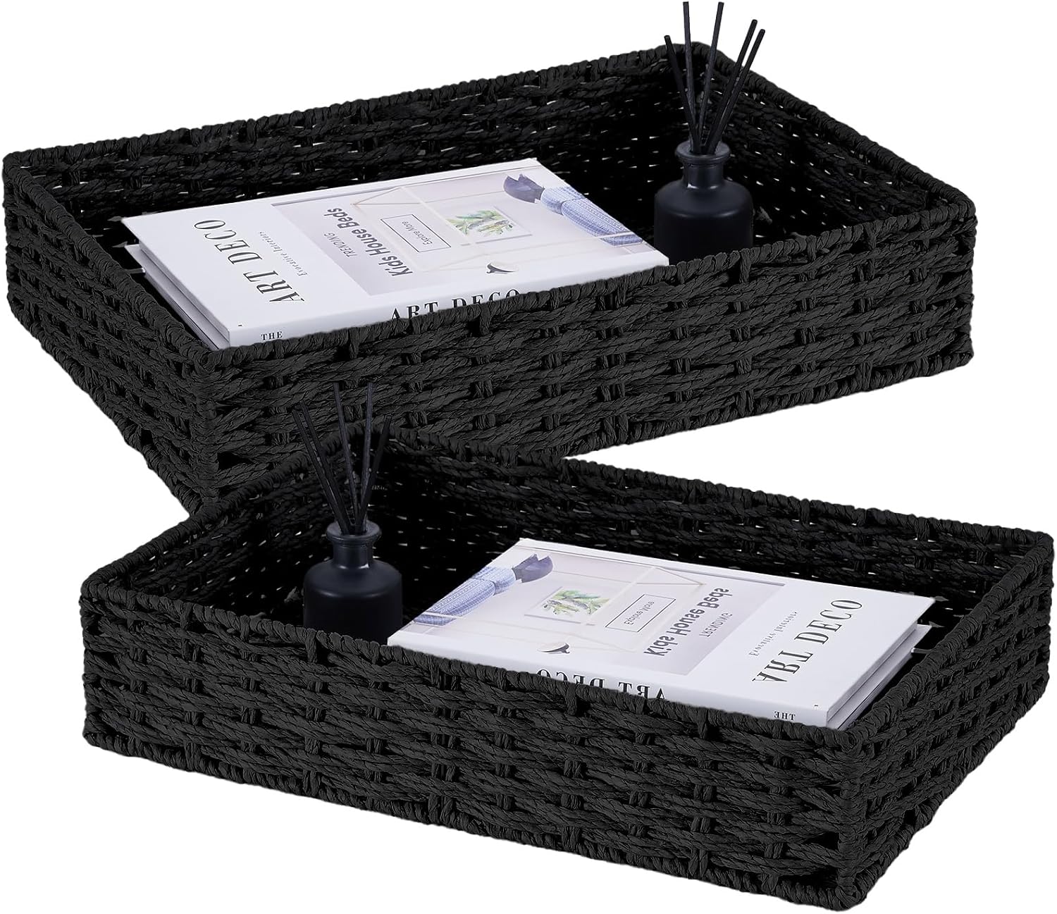 Amazon.com: LEGNHOOM Toilet Paper Wick Storage Basket, Paper Rope ...