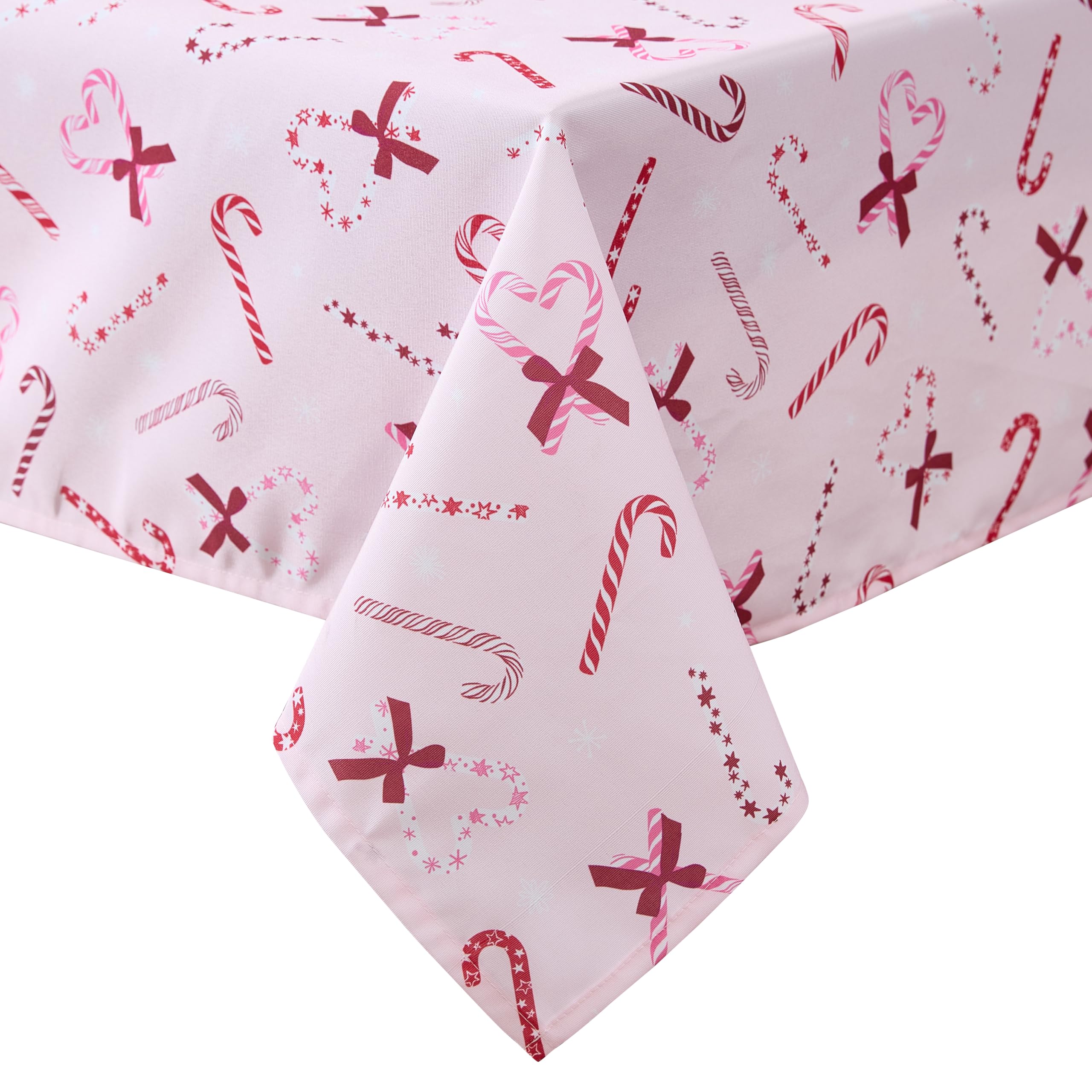 Amazon.com: Laura Ashley Decorative Tablecloth, Wrinkle and Stain ...