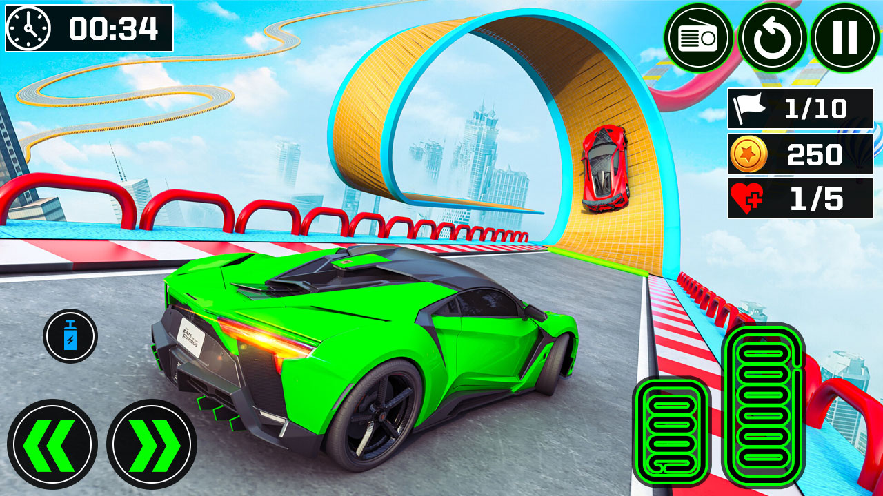 Impossible Car Stunt Extreme Mega Ramp Car Racing 3D Game: Offline ...