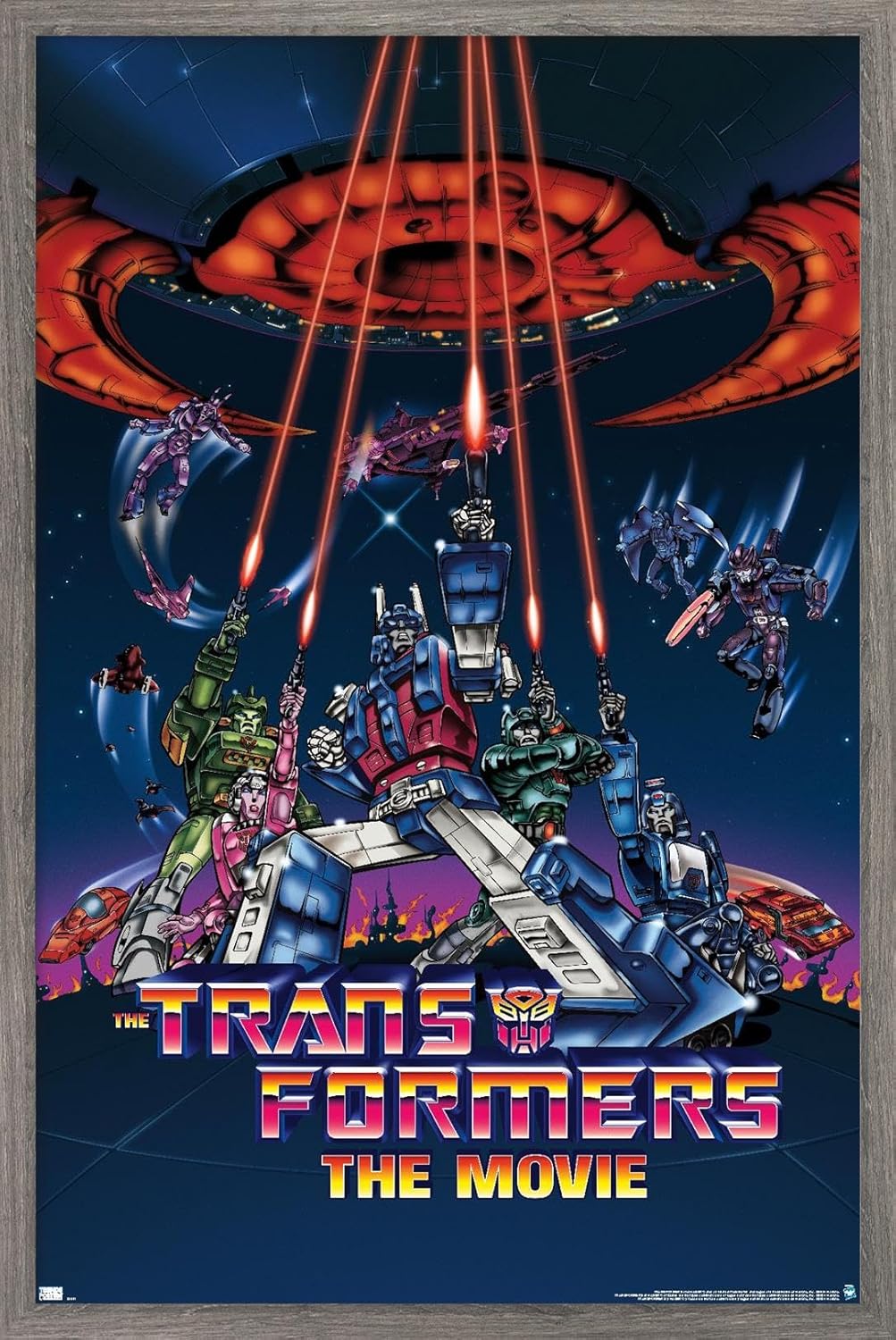 Amazon.com: Hasbro The Transformers - The Movie One Sheet (1986) Wall ...