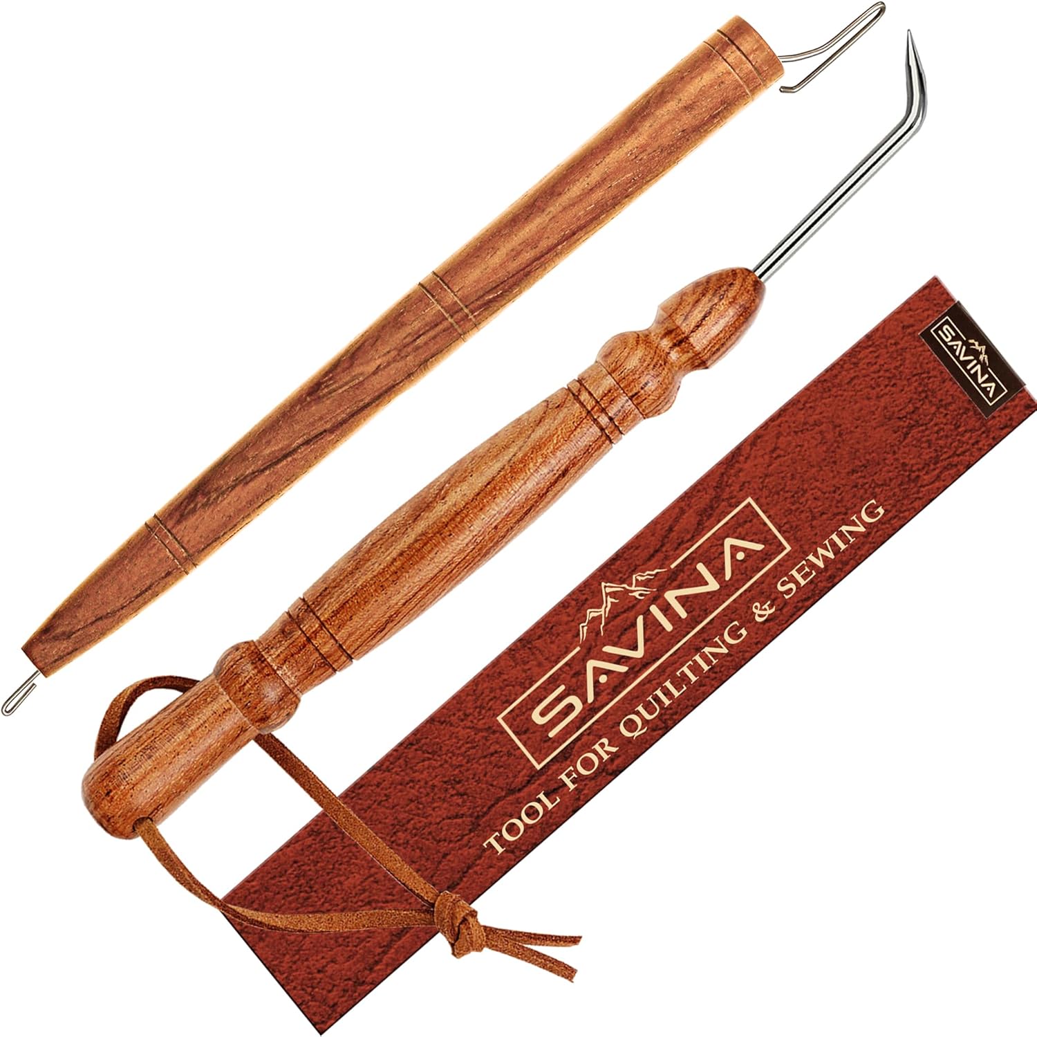 Amazon.com: Set 2 Loom Pen Tool & Loom Hook, Yarn Helper, Yarn Guide ...