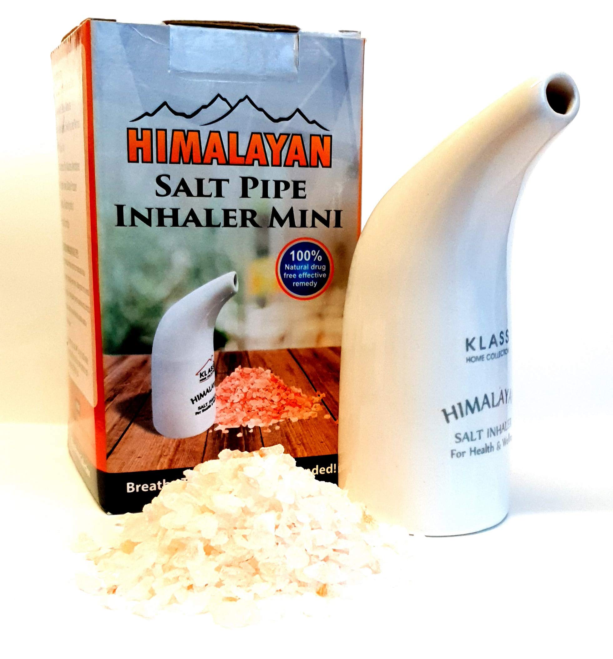 Giggi Salt Pipe Inhaler/Himalayan Salt Inhaler Ceramic Salt Pipe/Salt ...