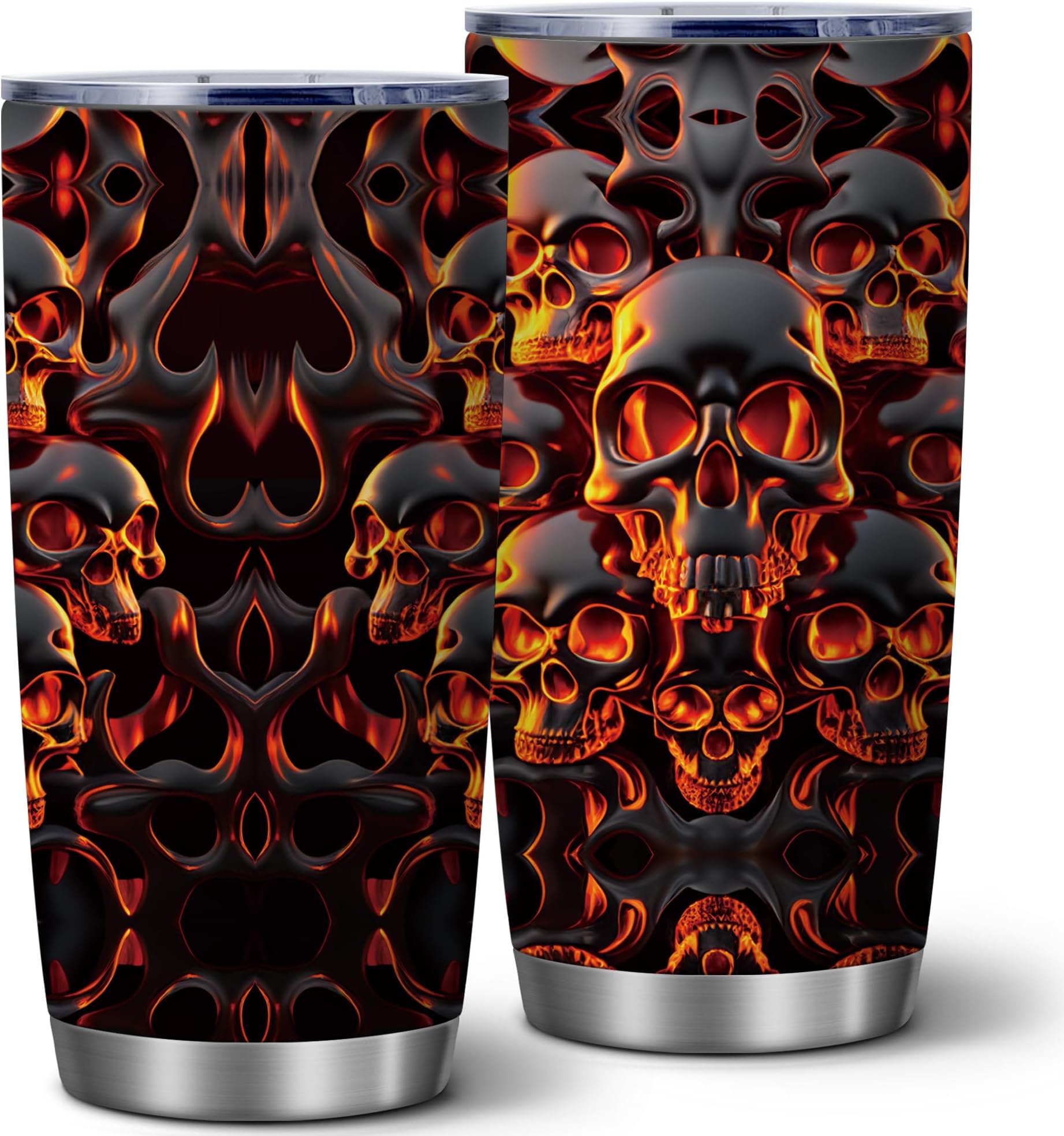 Amazon.com | Silver Skull Coffee Mug: Coffee Cups & Mugs
