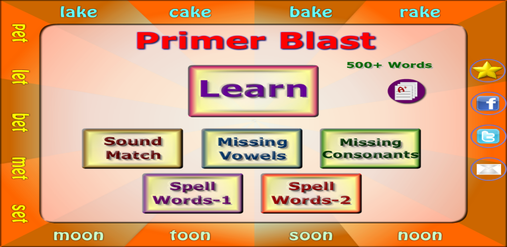 Primer Blast: Grade 1 & 2 Lite - App on Amazon Appstore