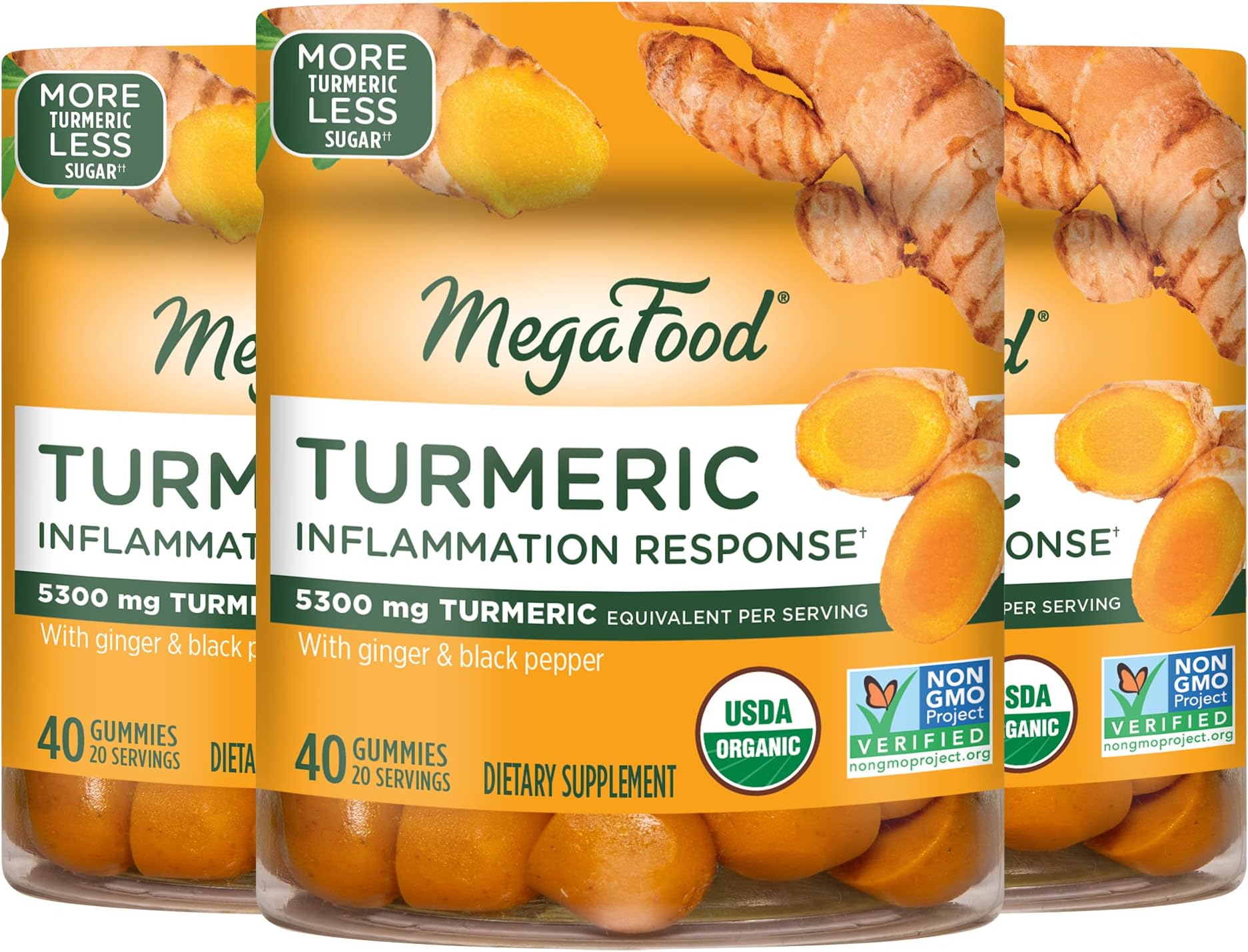 Amazon.com: PlantFusion Turmeric and Ginger Drink Mix - Fermented Whole ...