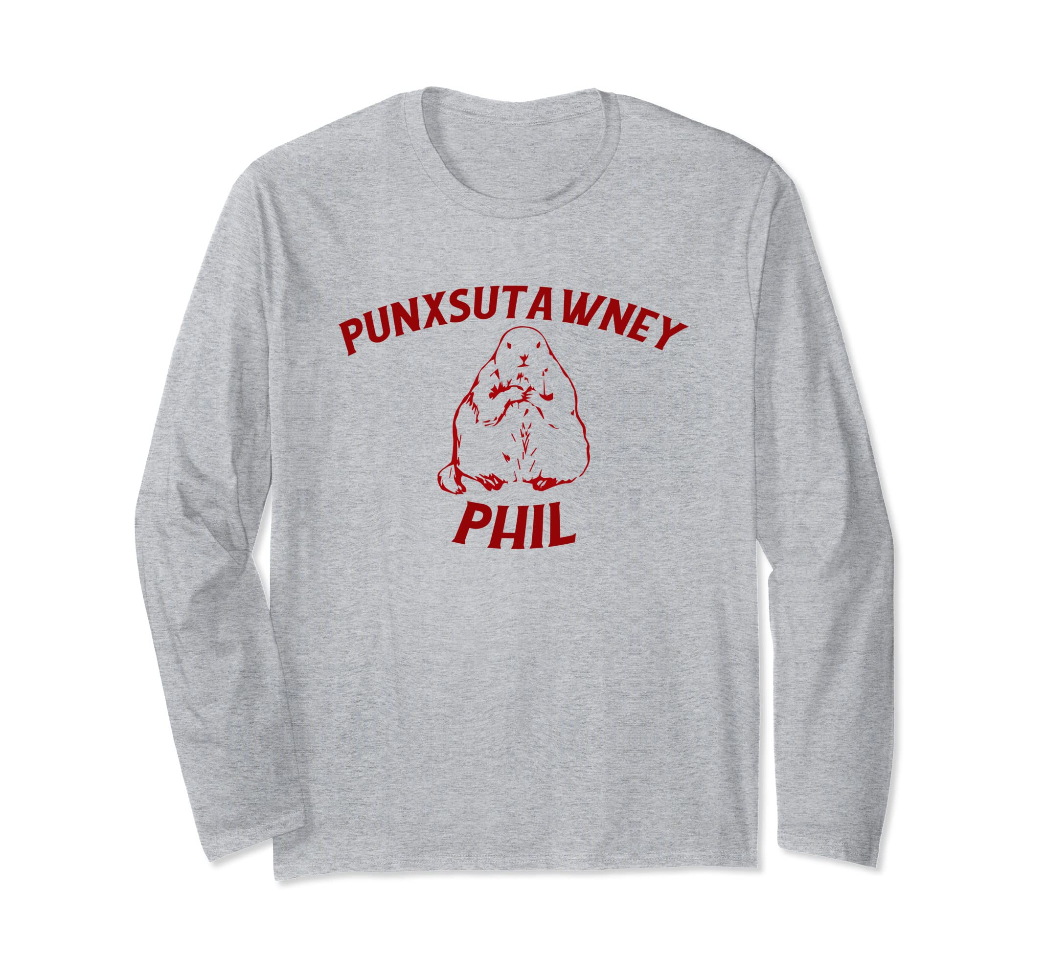 Amazon.com: Vintage Retro Punxsutawney Phil GroundHog day Long Sleeve T ...