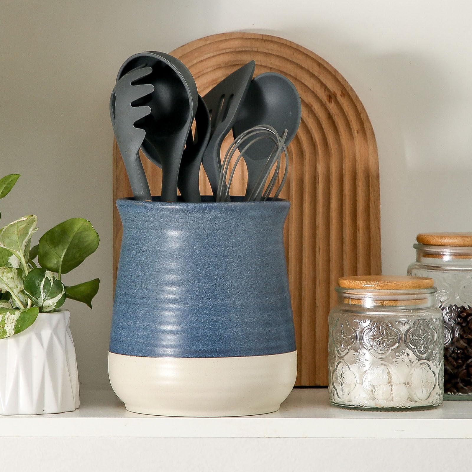 Cobalt Blue Kitchen Items Cobalt Blue Canister Etsy