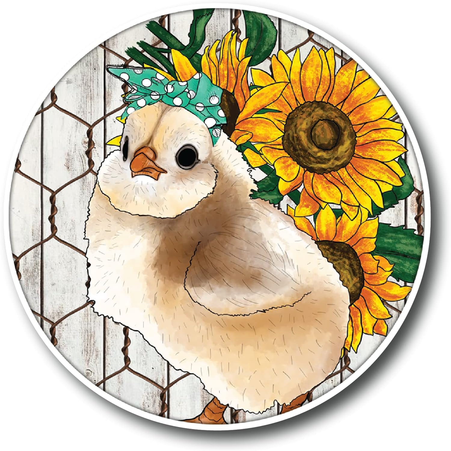 Amazon.com: Baby Chick Chicken 5 inch Waterproof Decal Sticker Farm ...