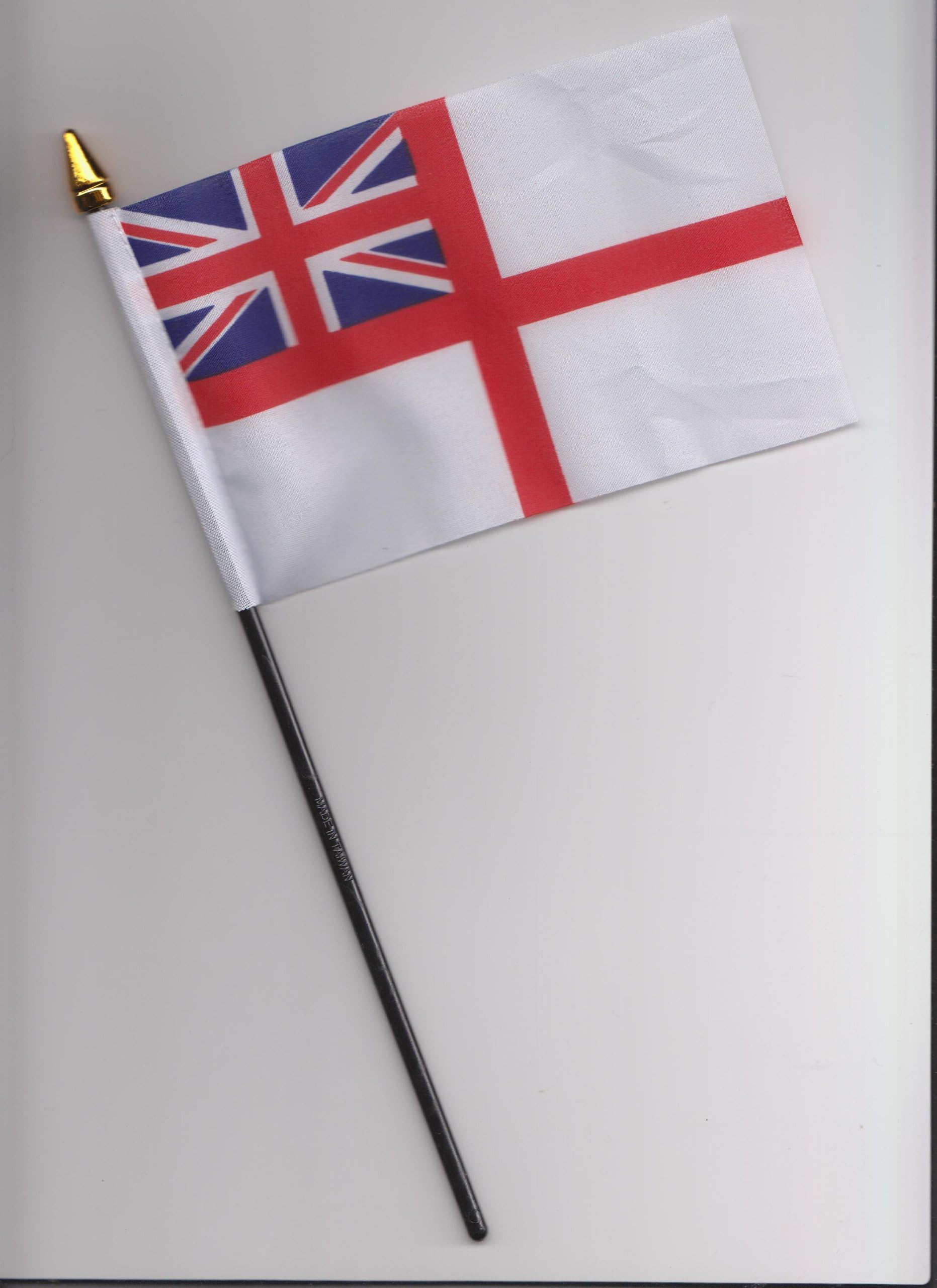 AZ FLAG White Ensign Flag 2' x 3' - St George's - British Royal Navy ...
