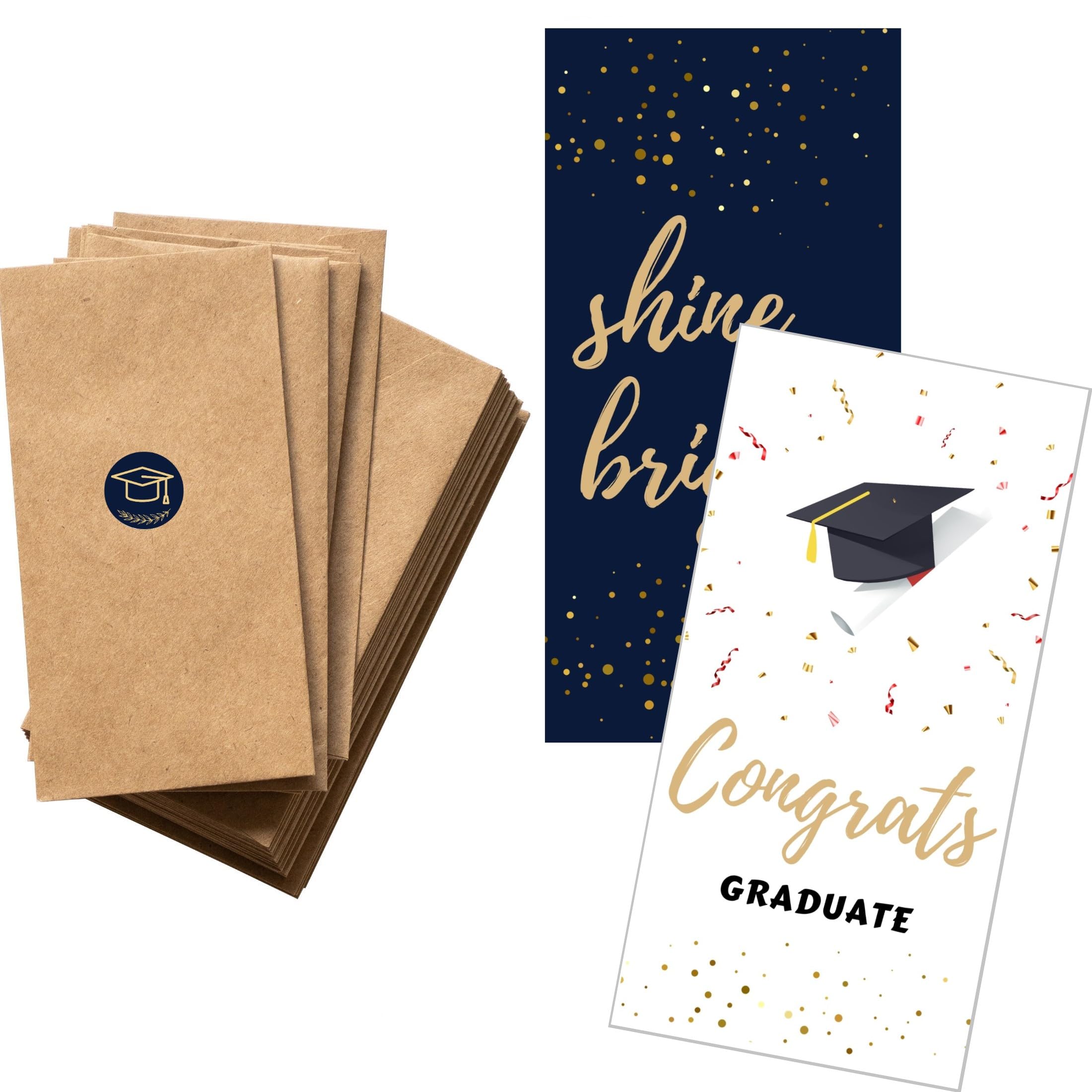 Amazon.com : Graduation Cards 2024 Money Holder Cards - 20 Pack - Gift ...