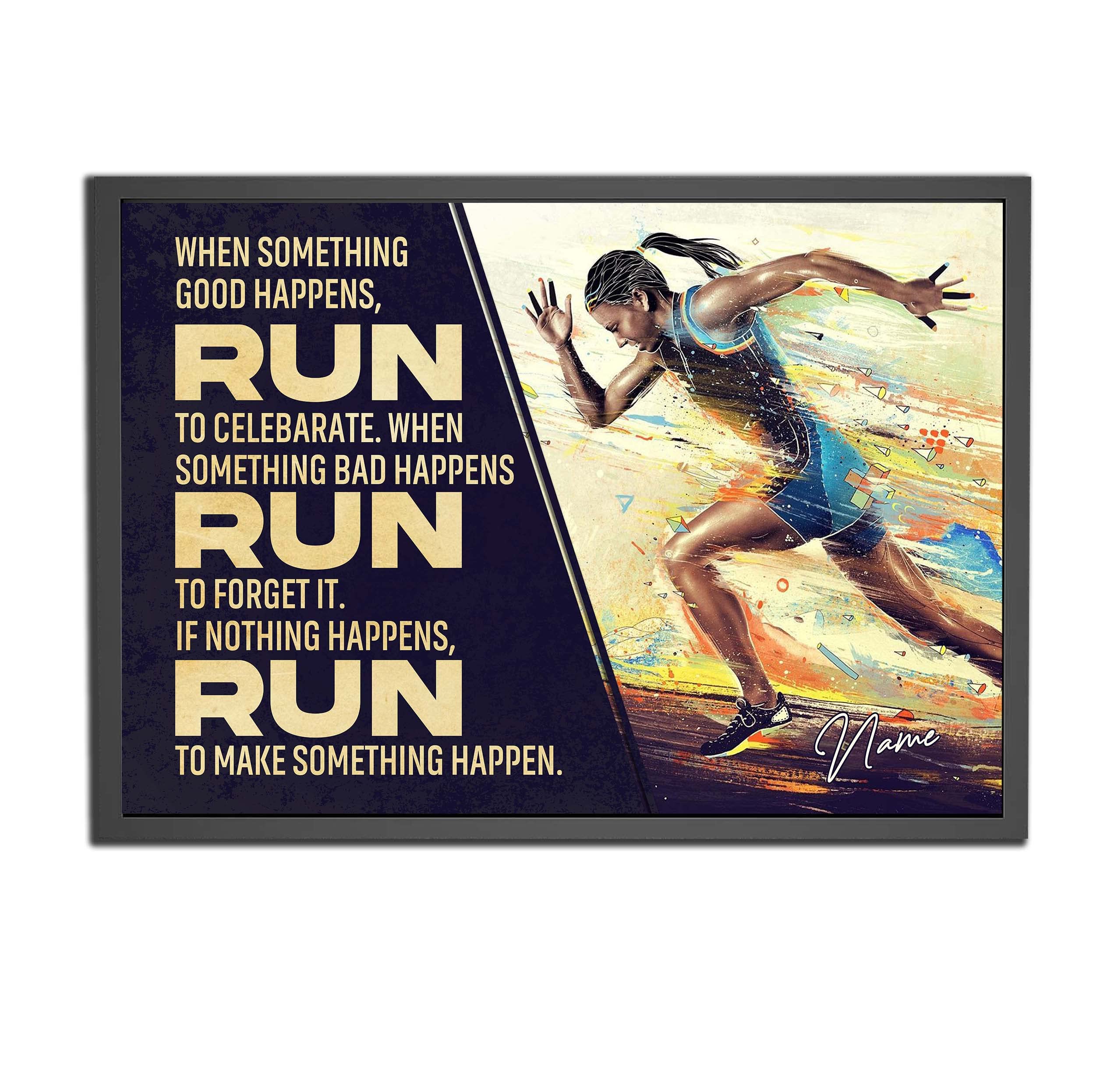 Women Marathon Poster