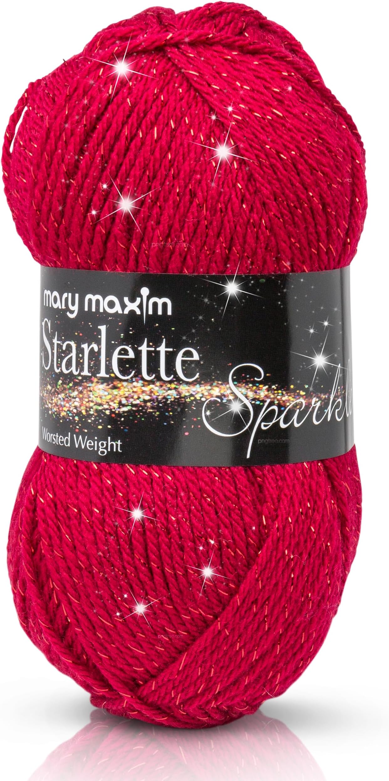 Amazon.com: Mary Maxim Starlette Sparkle Yarn - 4 Medium Worsted Weight ...