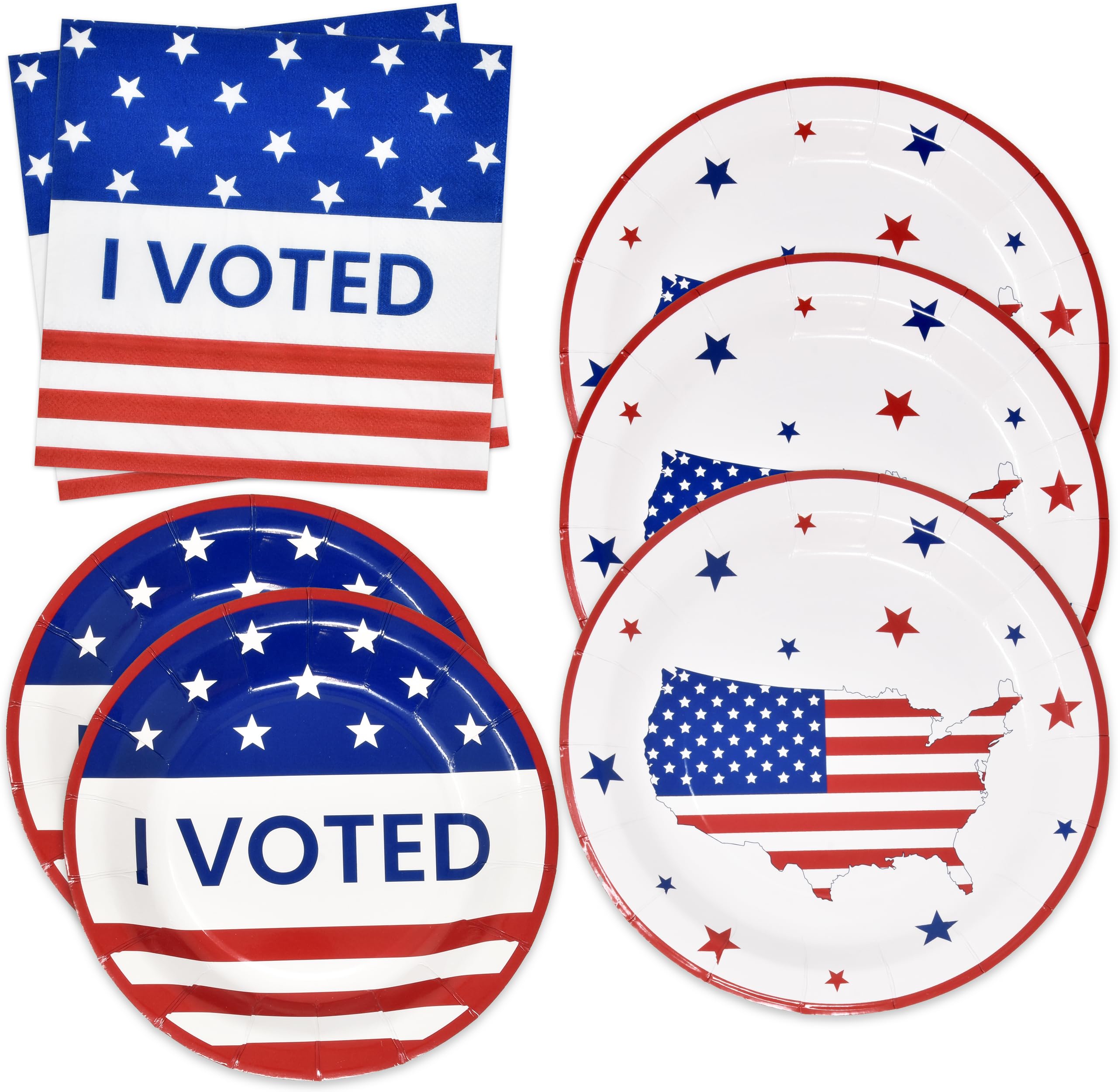 Amazon.com: Gift Boutique 90 Pcs Election Day 2024 I Voted Party ...