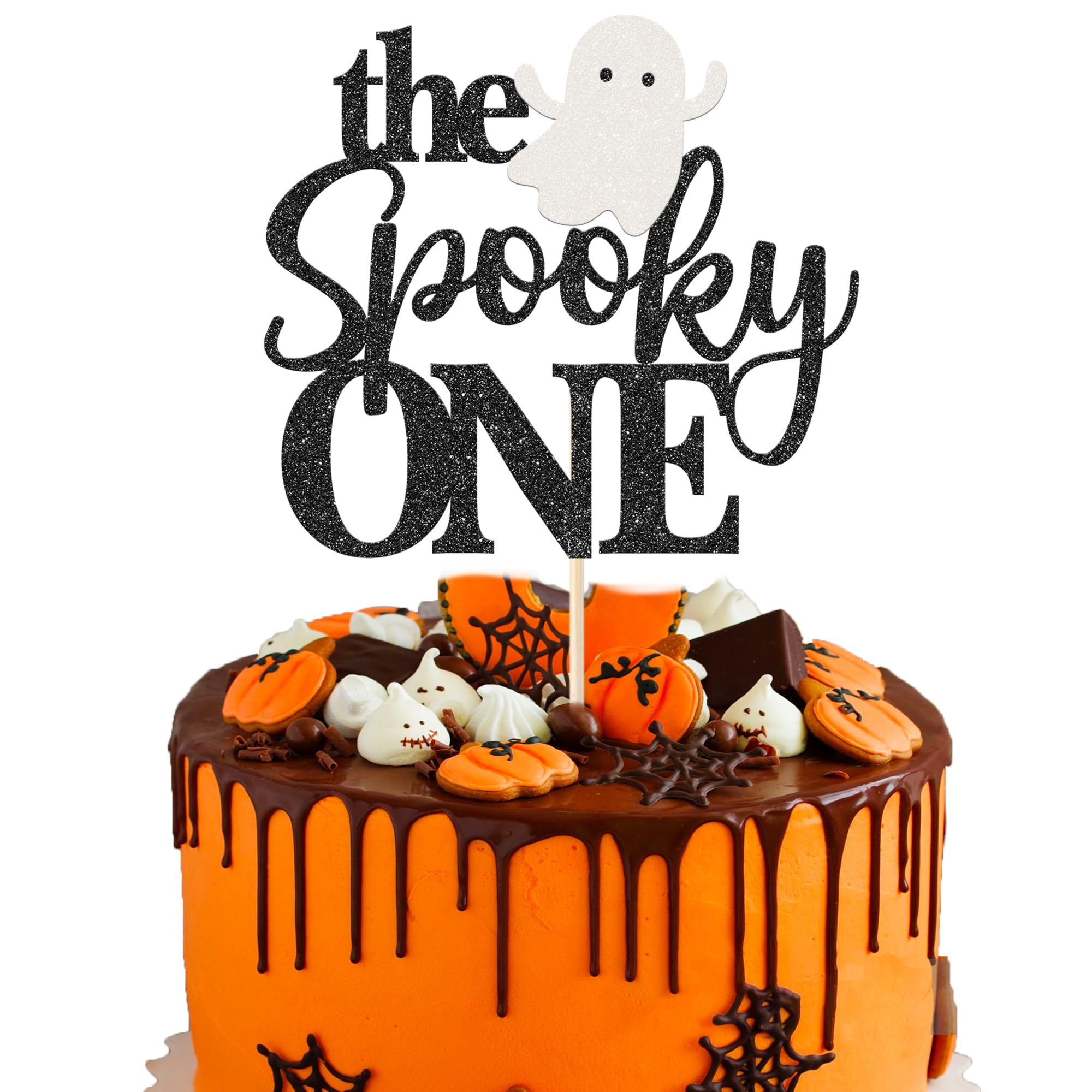 Amazon.com: 1 Pack The Spooky One Cake Topper Glitter The Spooky One ...
