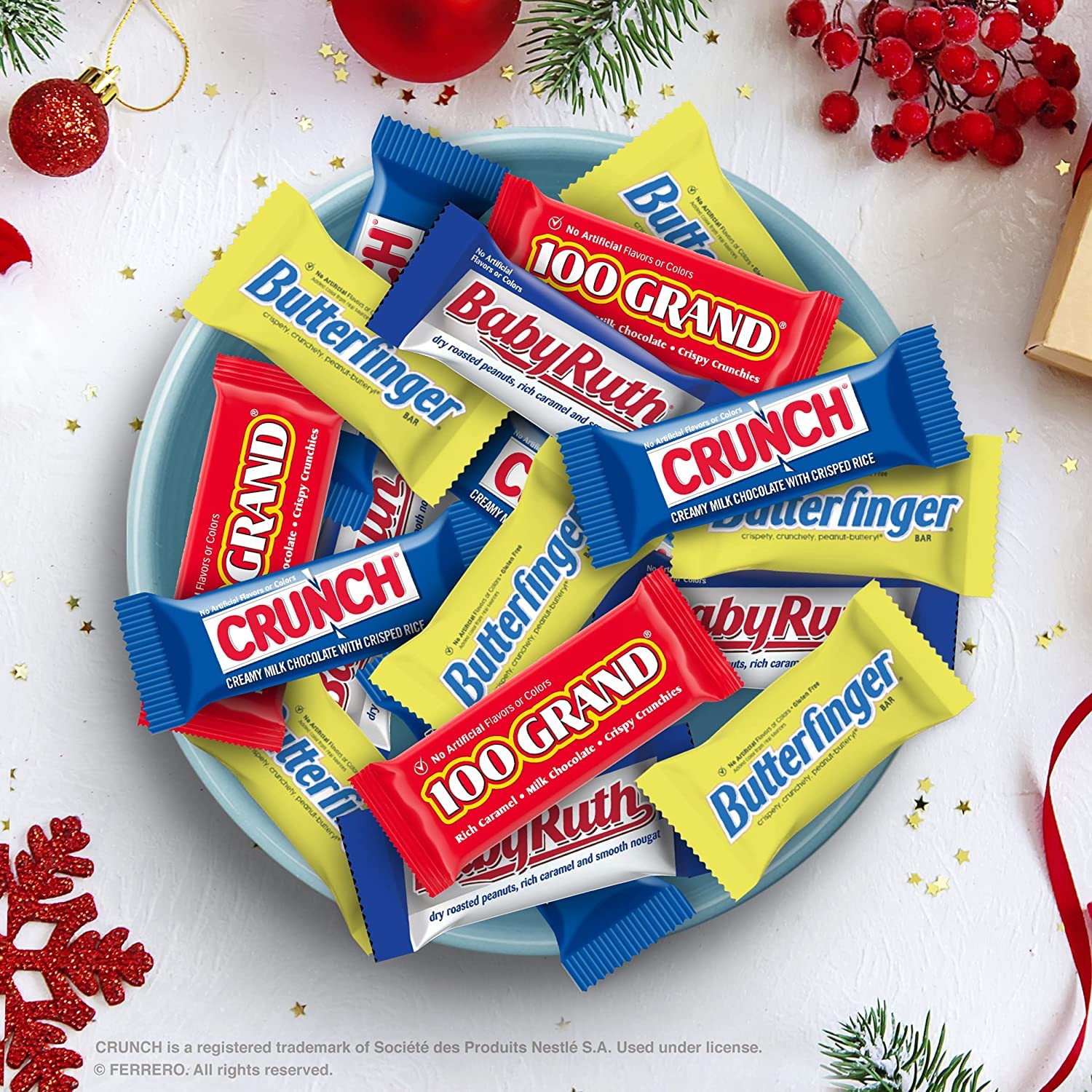 Buy Butterfinger, Baby Ruth & Crunch, Assorted Chocolate Candy - Fun ...