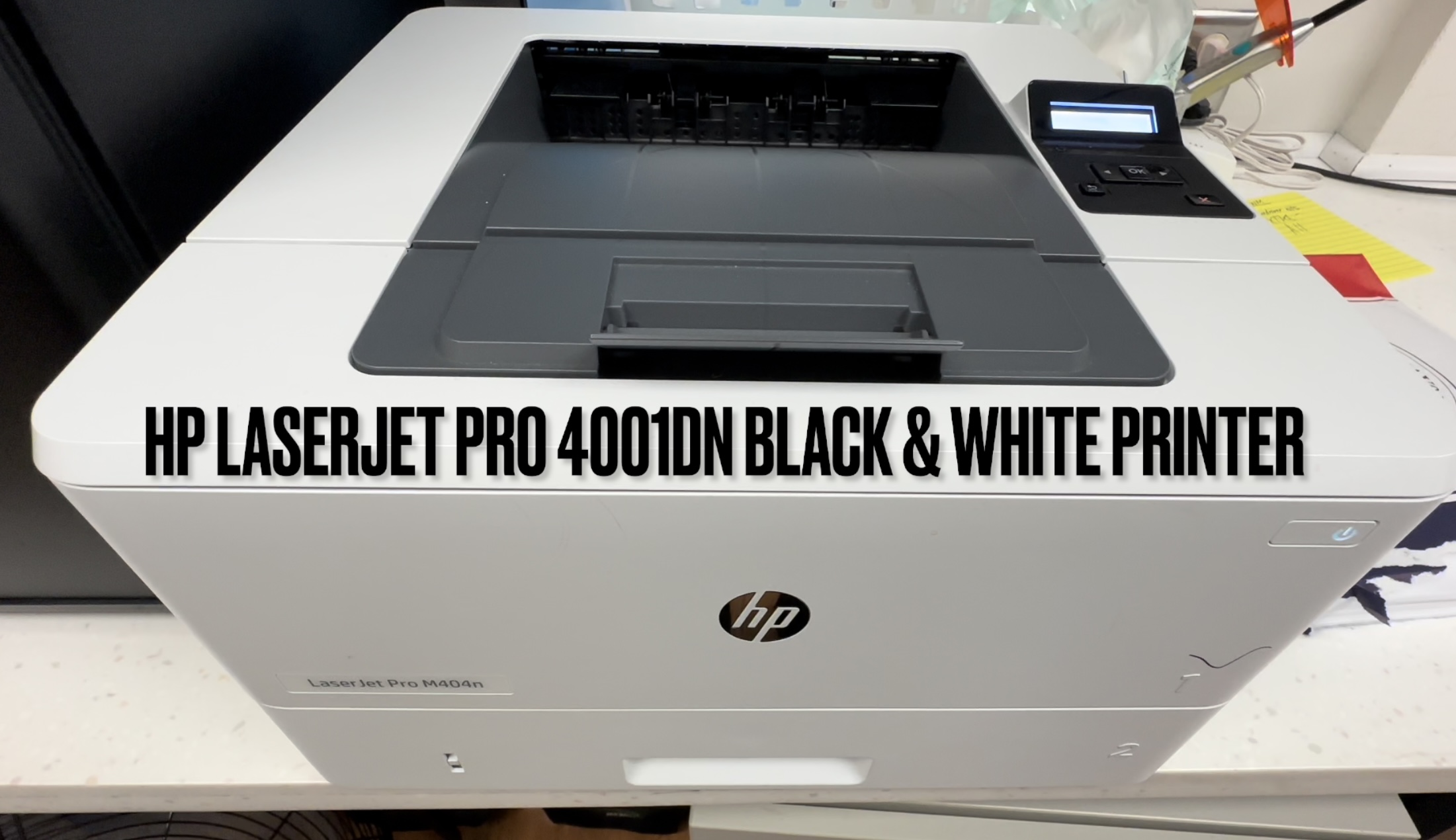 Watch Honest Review of the HP LaserJet Pro 4001 Black & White Printer ...