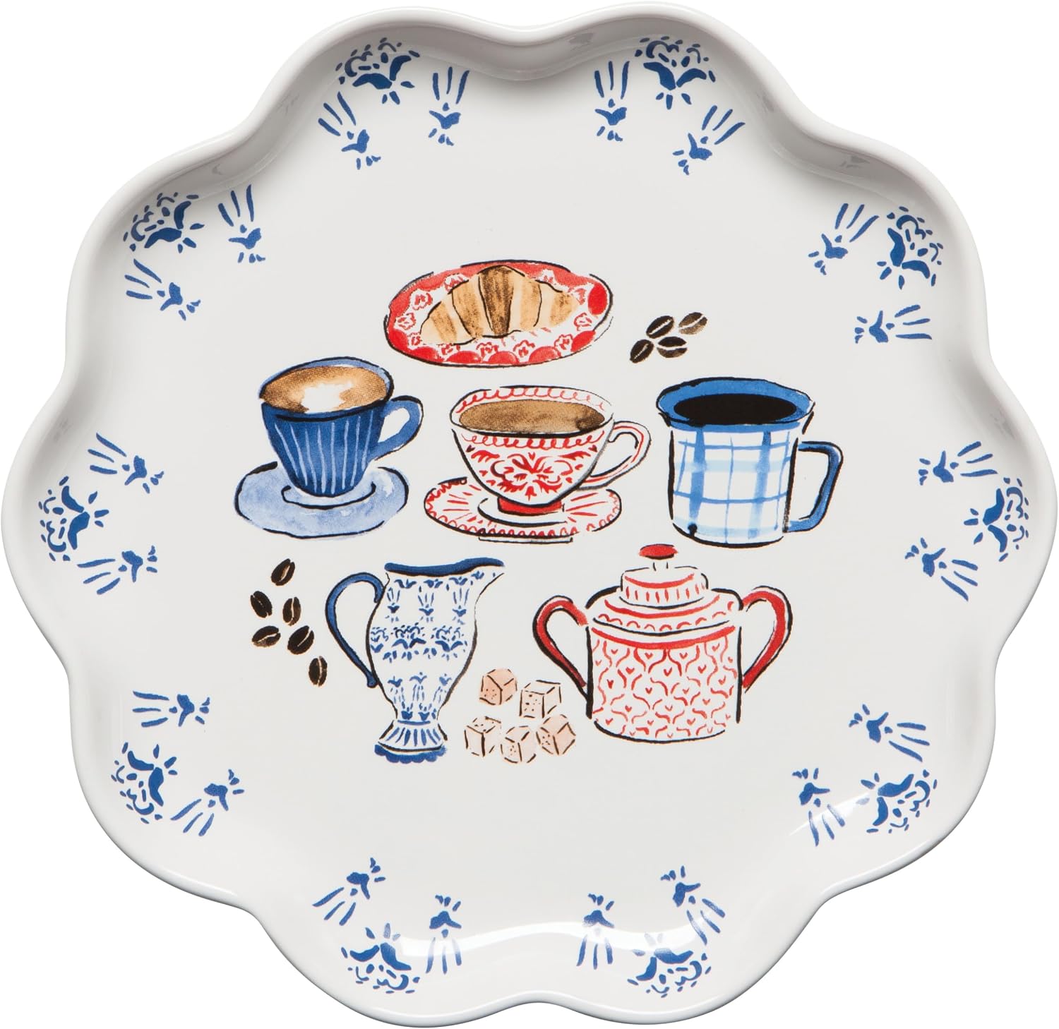 Amazon.com | Now Designs Stoneware Appetizer Shaped Dish, Coffee Break ...