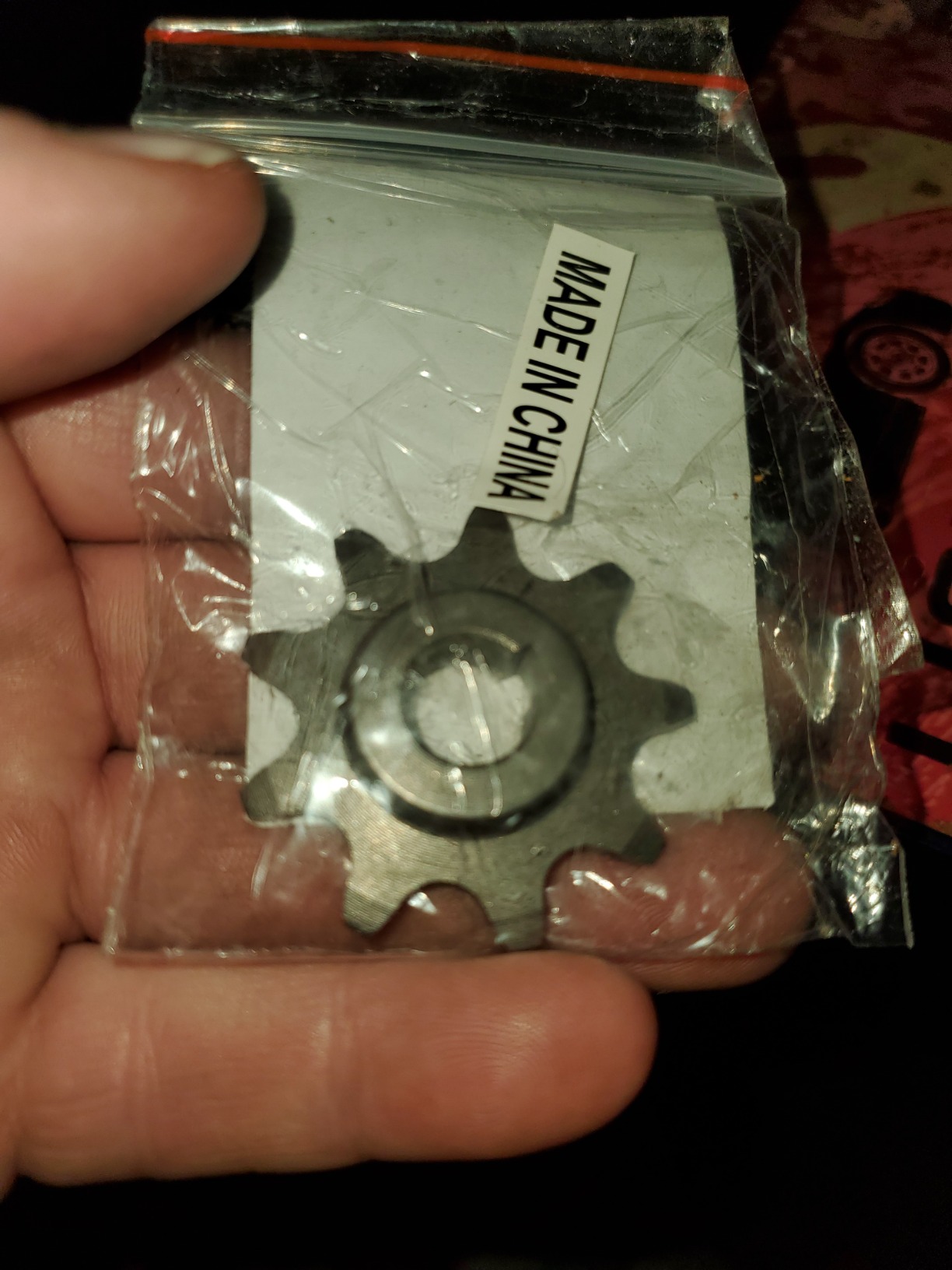 Amazon.com: L-faster 9 Tooth Sprocket for Bike Motor MY1016Z Unitemotor ...