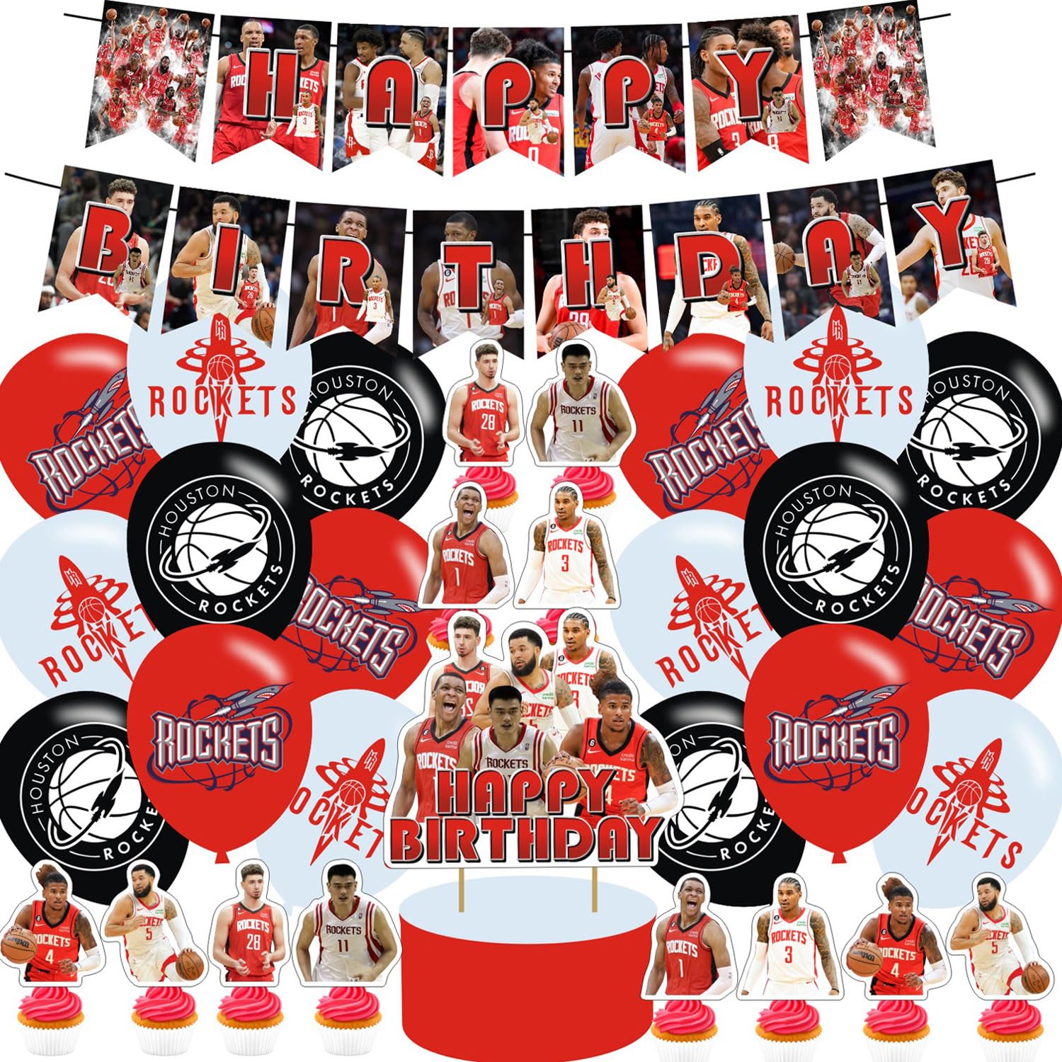 Rockets Basketball Cake Basketball Happy Birthday Cake