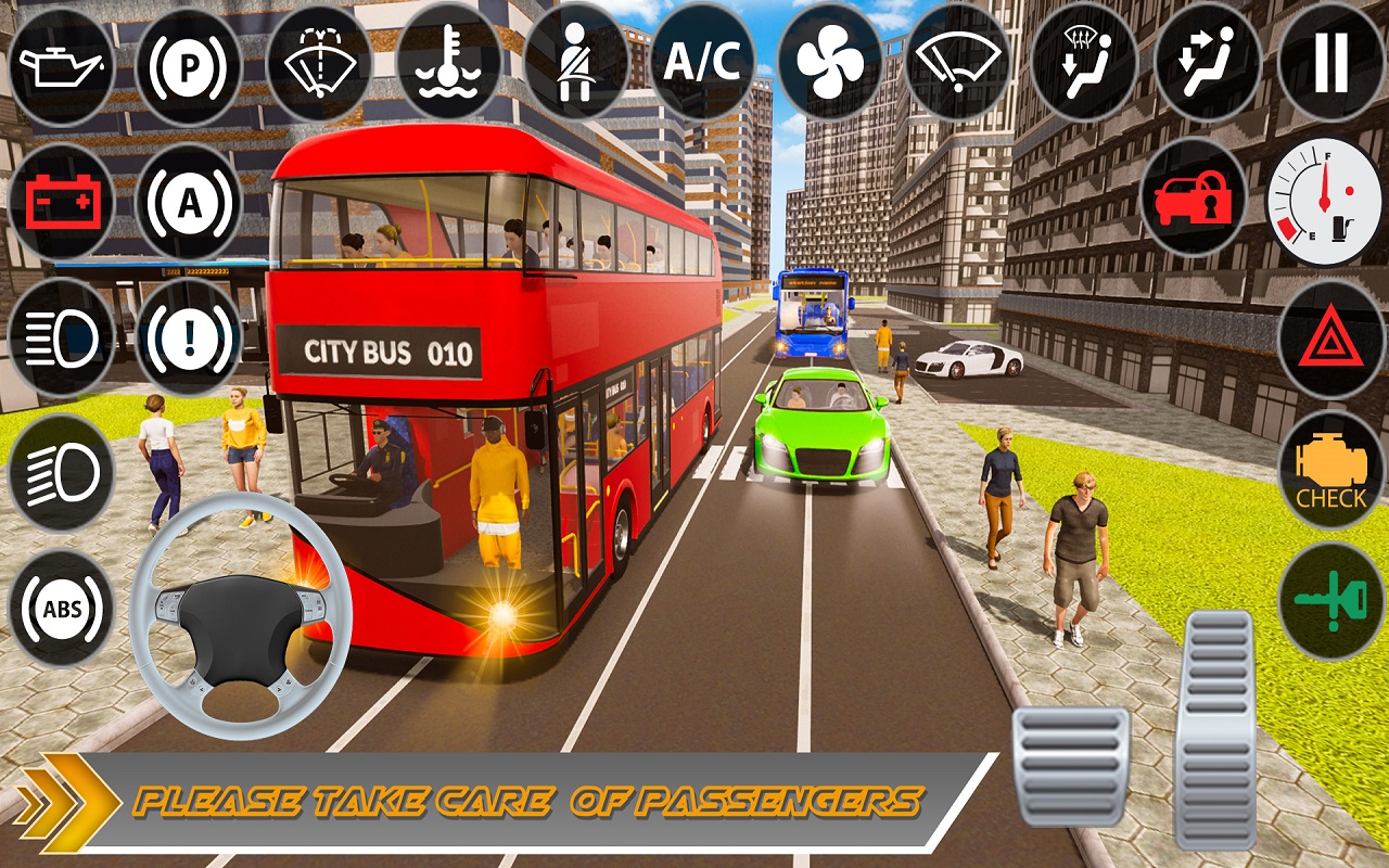 US Bus Simulator Bus Game Offline : City Bus Driving Bus Games - Coach ...