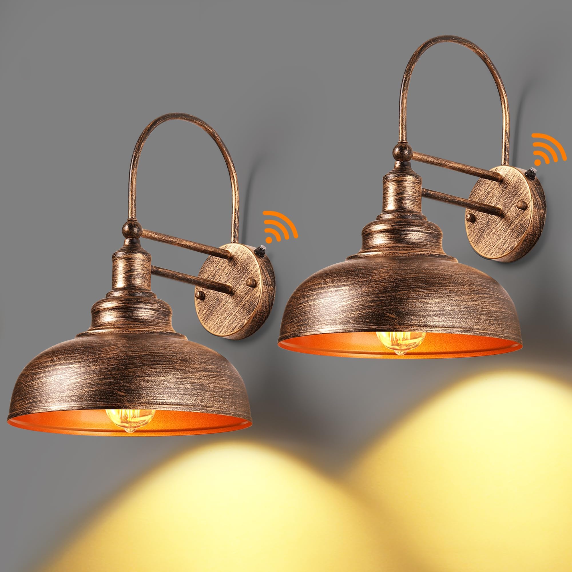 Amazon.com: AQLighting Metal LED Outdoor Gooseneck Barn Light in Raw ...