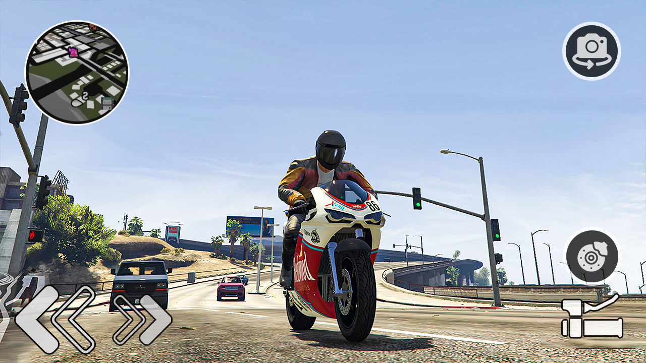 New Open World Bike Racing Mafia City Simulator- Real Highway ...