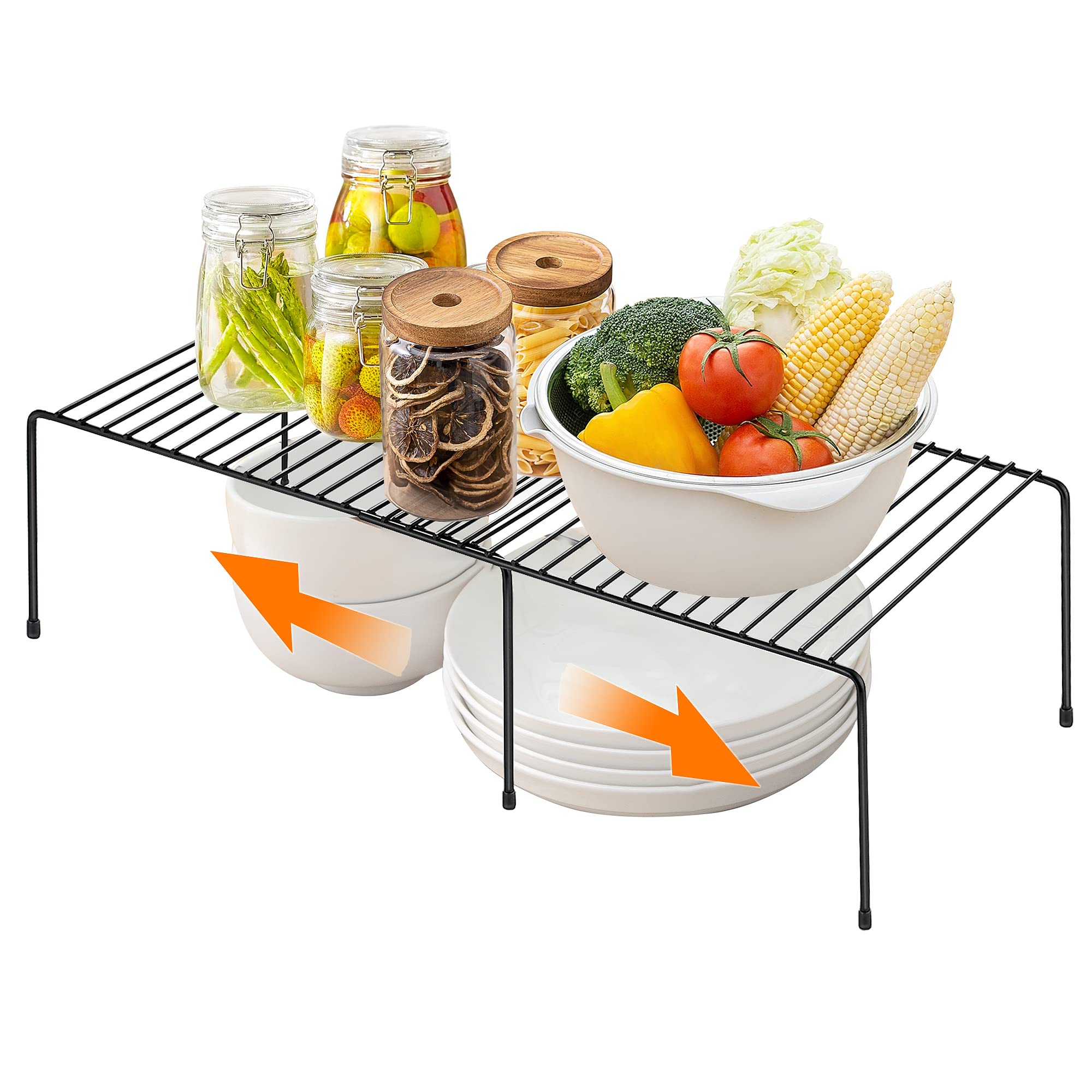 Amazon.com: Ravinte 1 Pack Freezer Shelf Organizer, Expandable Cabinet ...