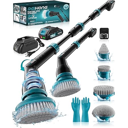 Amazon.com: Electric Spin Scrubber, 2024 New Cordless Cleaning Brush ...
