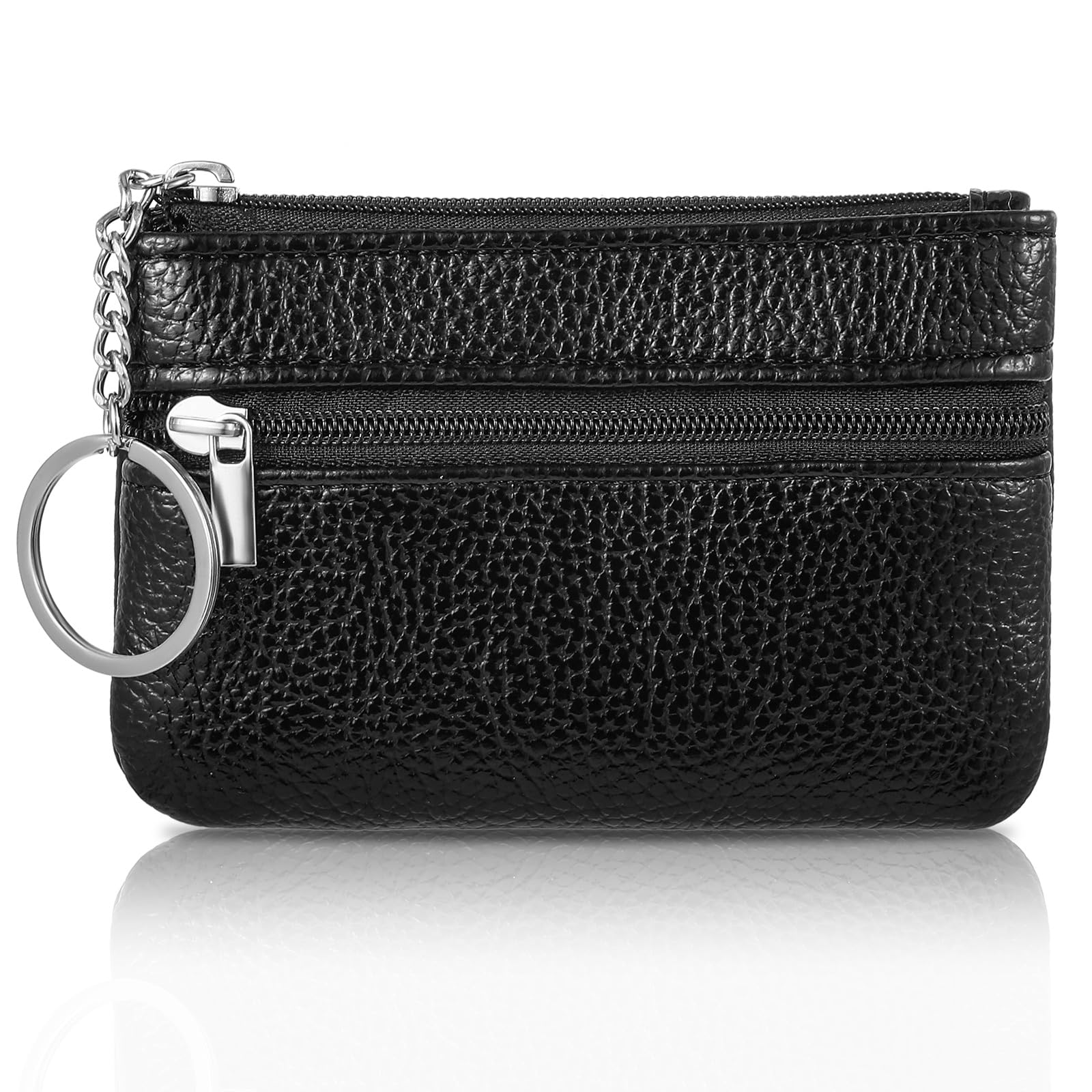 Amazon.com: Mabor Mini Coin Purse, Solid PU Small Zipper Mini Coin ...