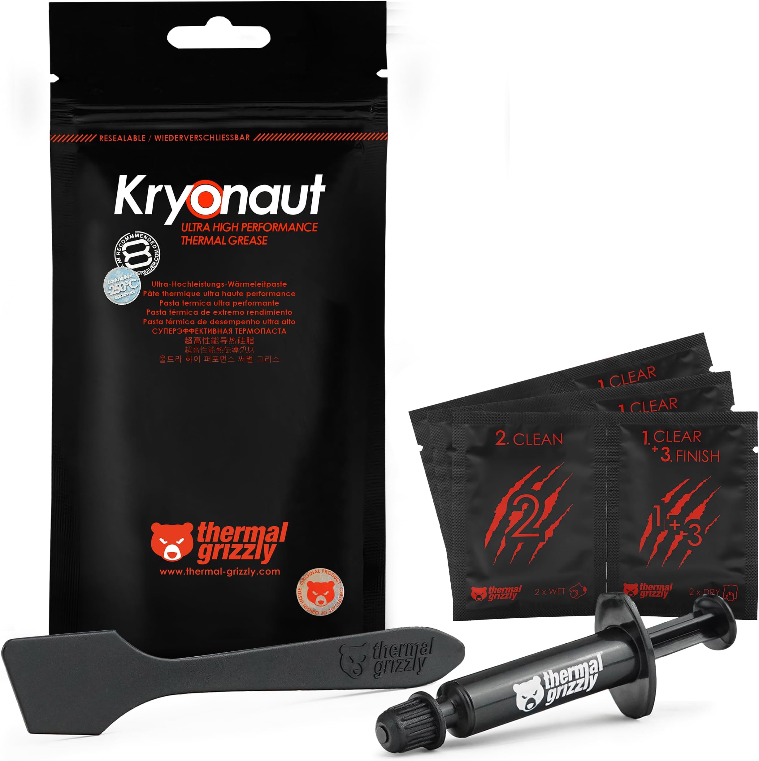 Amazon.com: Thermal Grizzly Kryonaut - 1 Gram - Extremely High ...