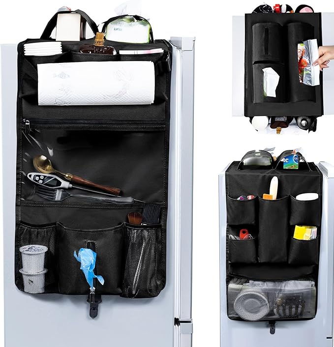 Amazon.com: Frecolsh Mini Fridge Organizer – Over-the-Fridge Storage ...