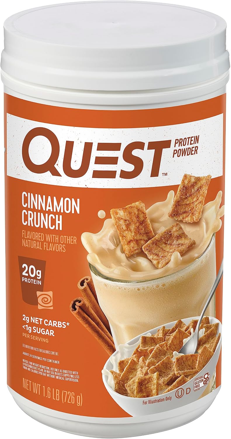 Protein Powder, Cinnamon Crunch, 1.6 pound : Amazon.ca: Health ...