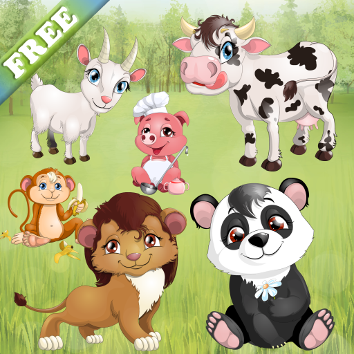 Animals for Toddlers and Kids : puzzle games with pets and wild animals ...