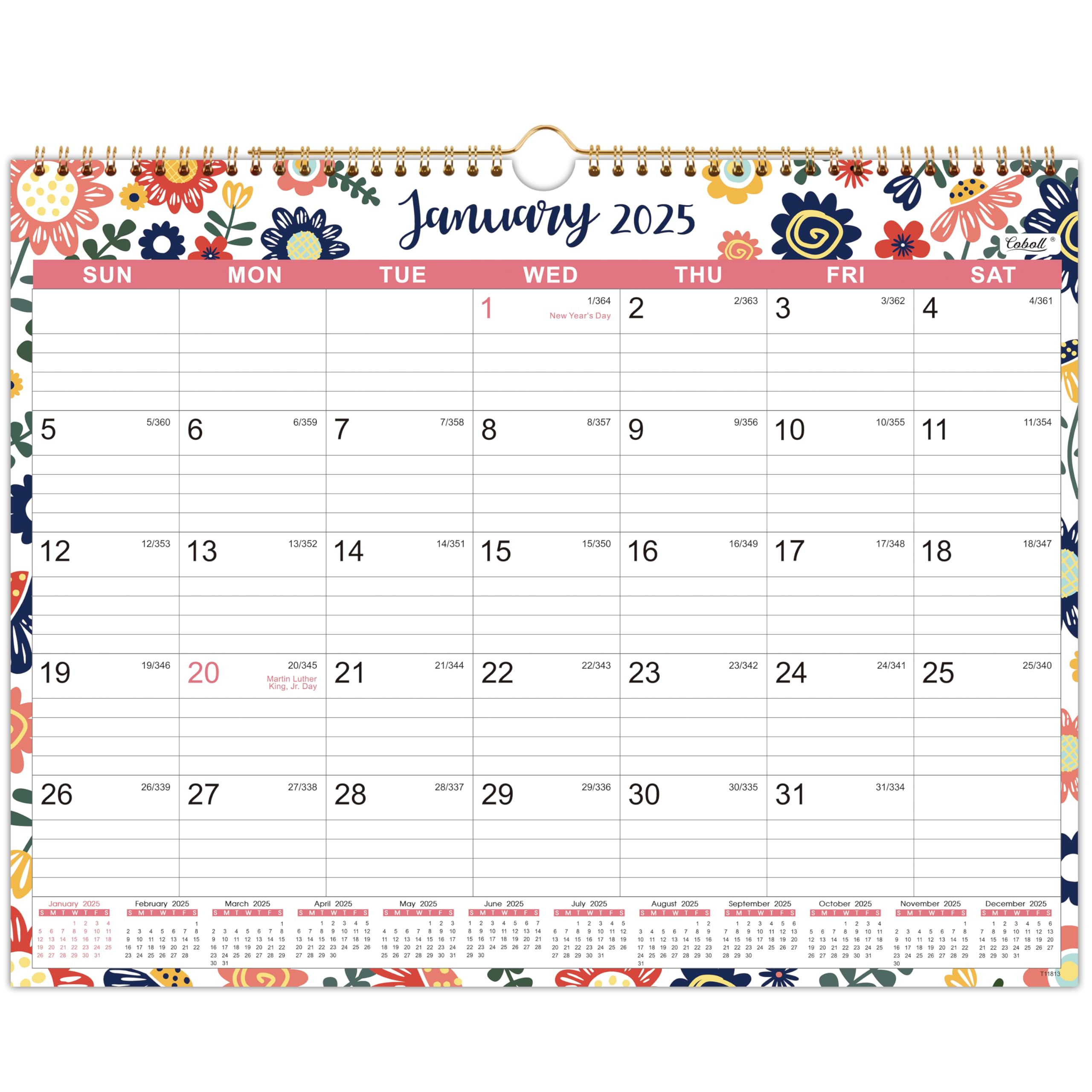 Buy 2025 - 2025 Wall , 2025 from Jan. 2025-June. 2026, 14.75" x 11.5 ...